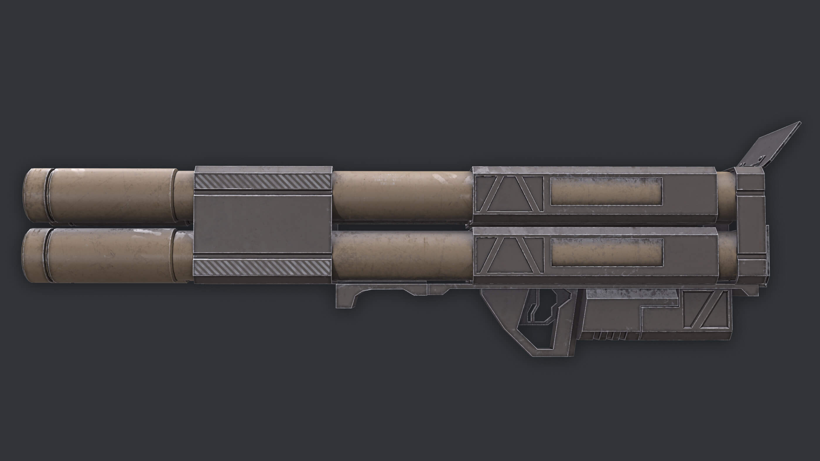 Rocket Launcher 11 - 3D Model by netleon