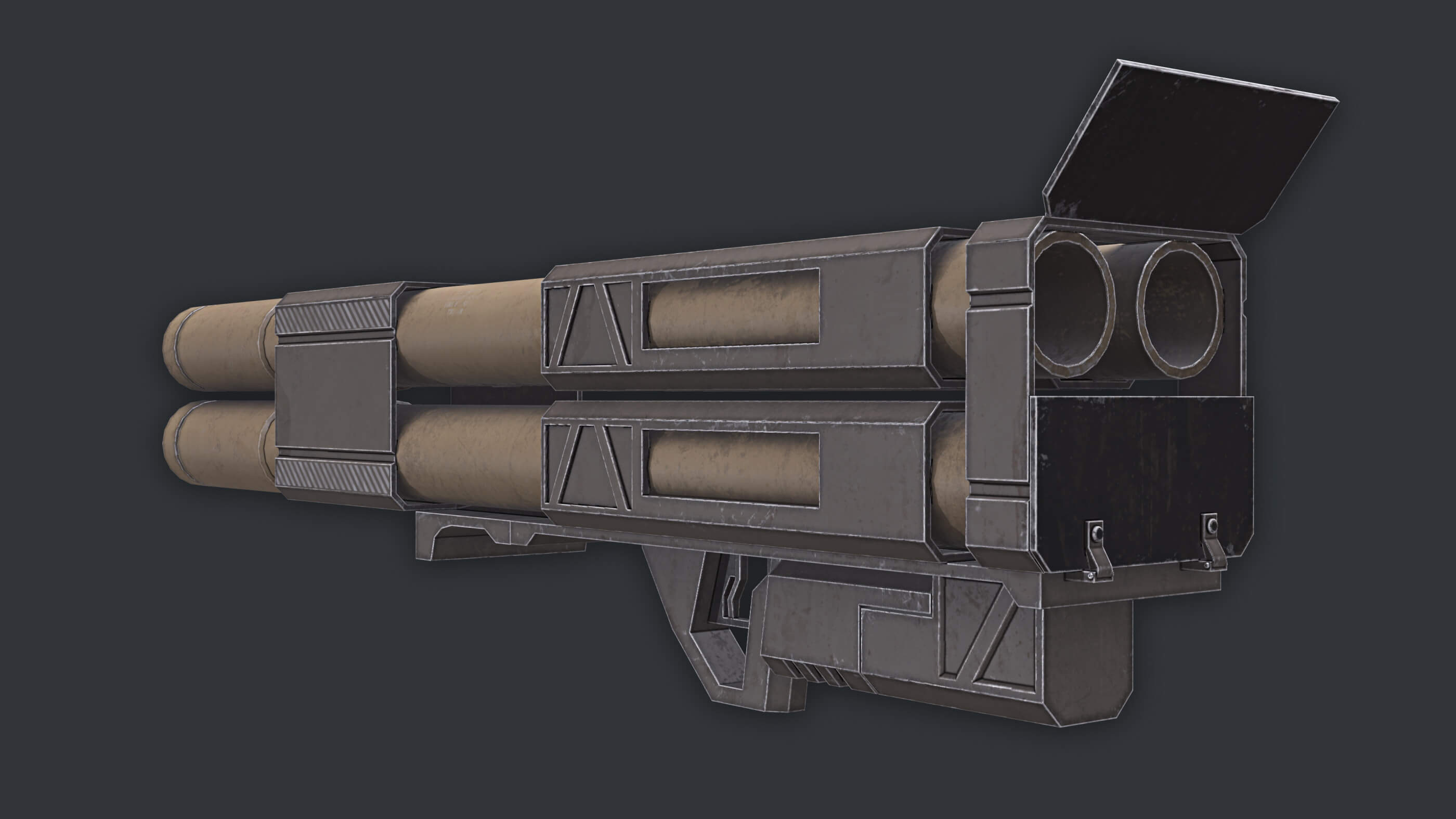 Rocket Launcher 11 - 3D Model by netleon