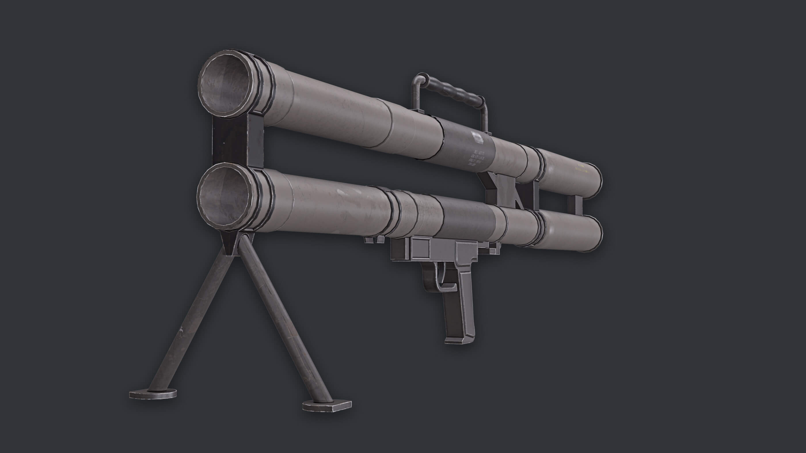 Rocket Launcher 12 - 3D Model by netleon
