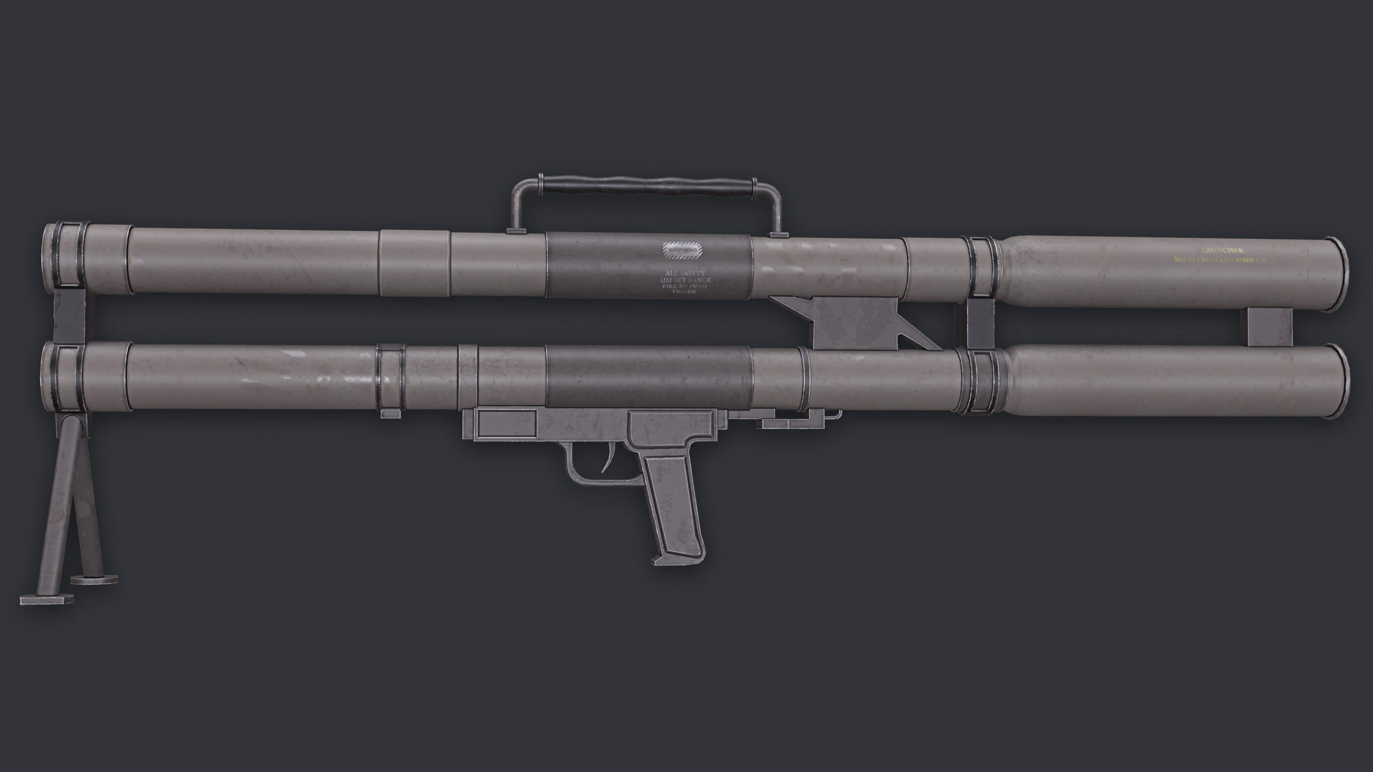 Rocket Launcher 12 - 3D Model by netleon