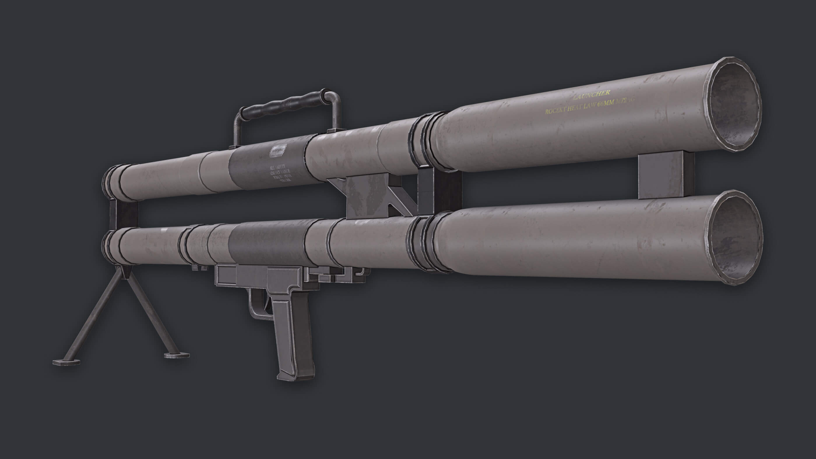 Rocket Launcher 12 - 3D Model by netleon