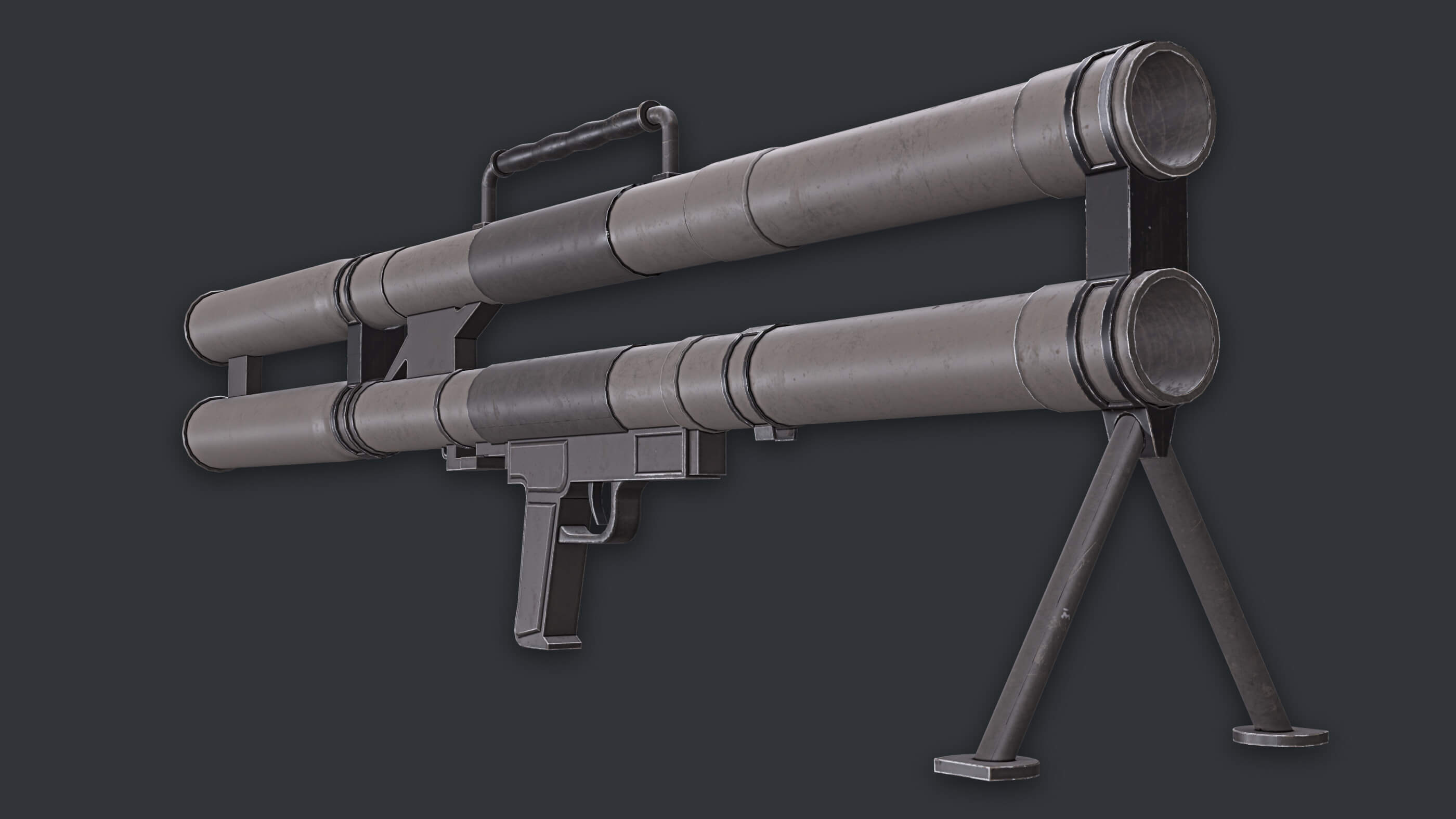 Rocket Launcher 12 - 3D Model by netleon