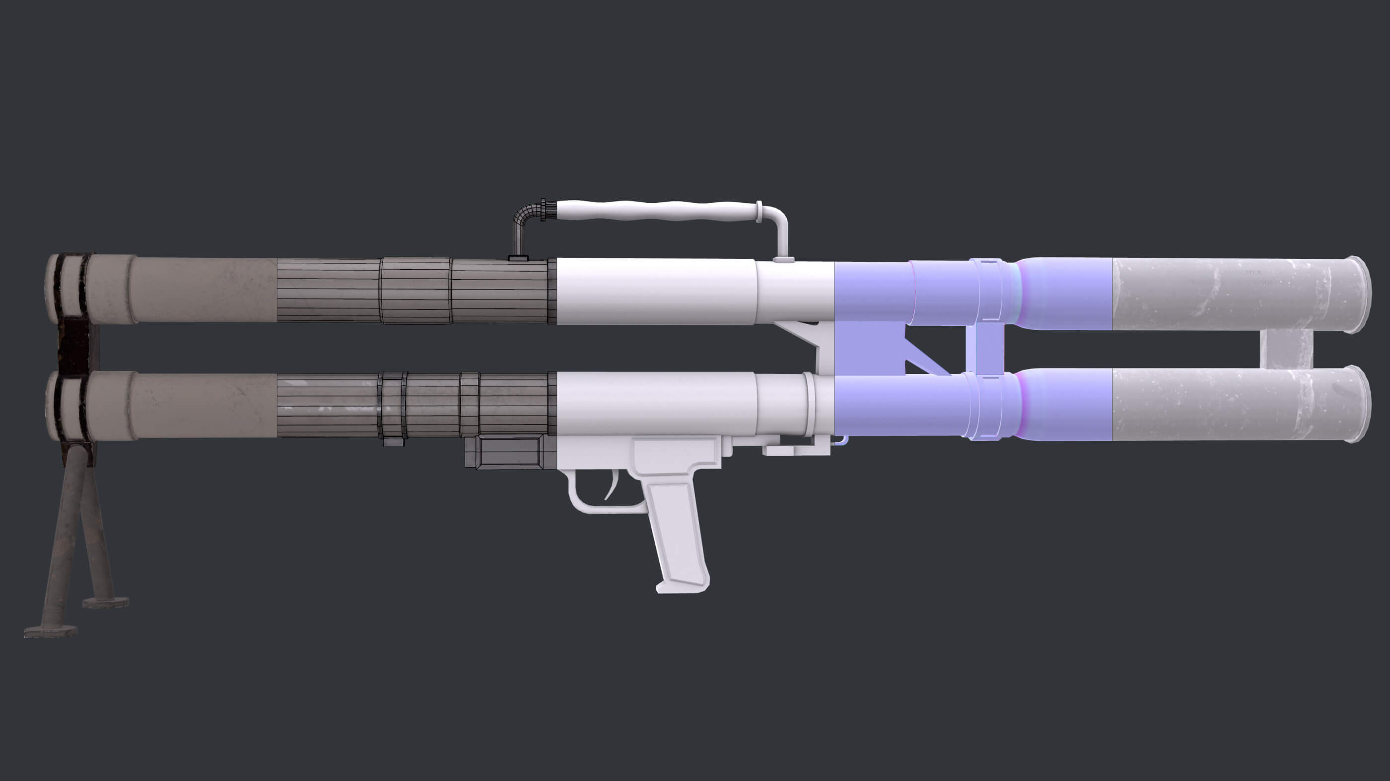 Rocket Launcher 12 - 3D Model by netleon