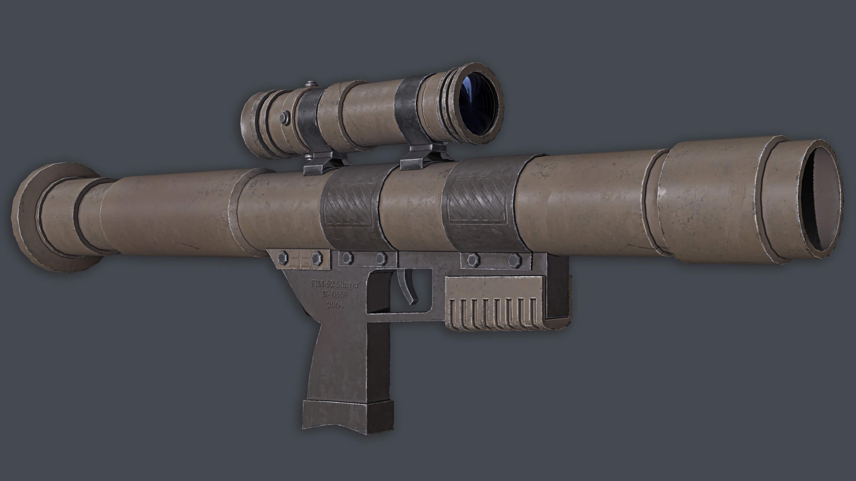 Rocket Launcher 2 - 3D Model by netleon