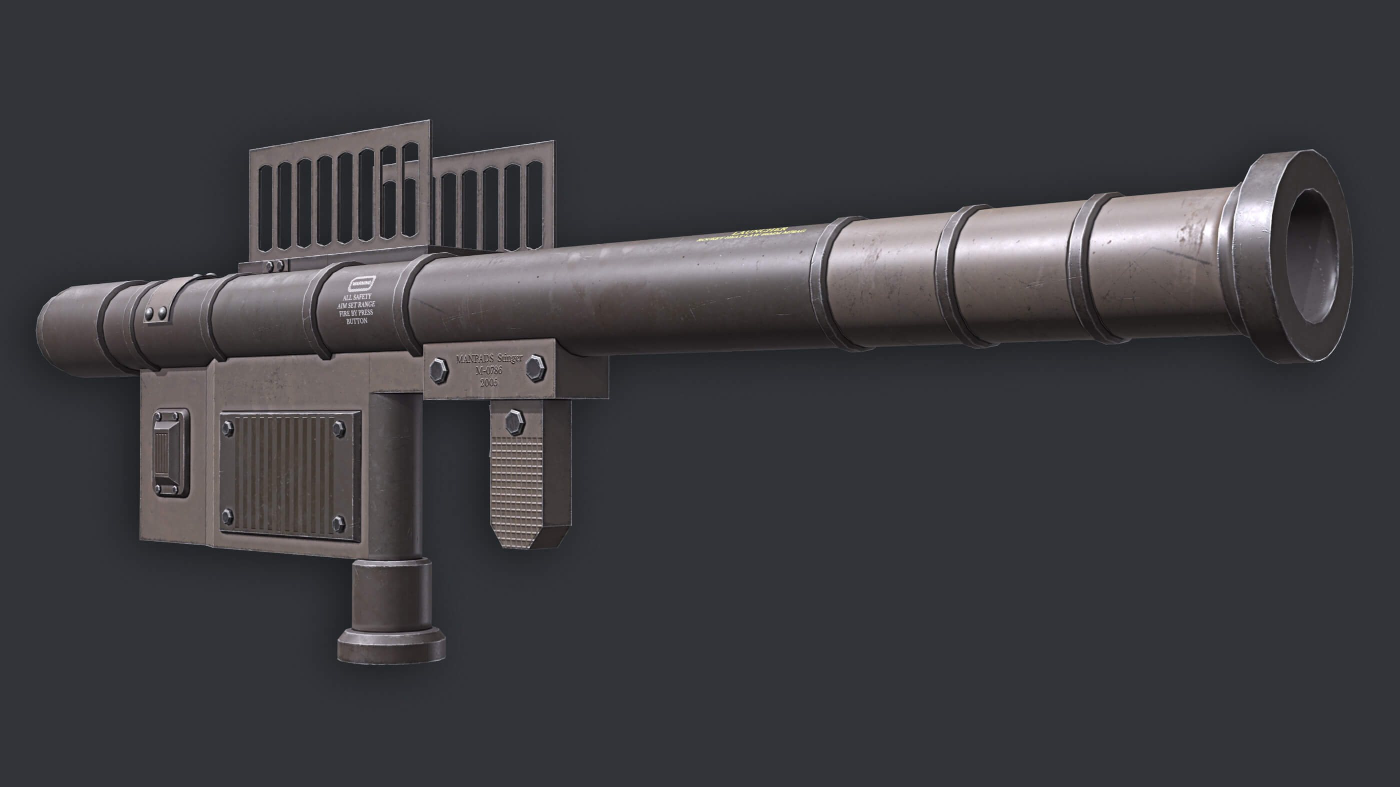 Rocket Launcher 3 - 3D Model by netleon