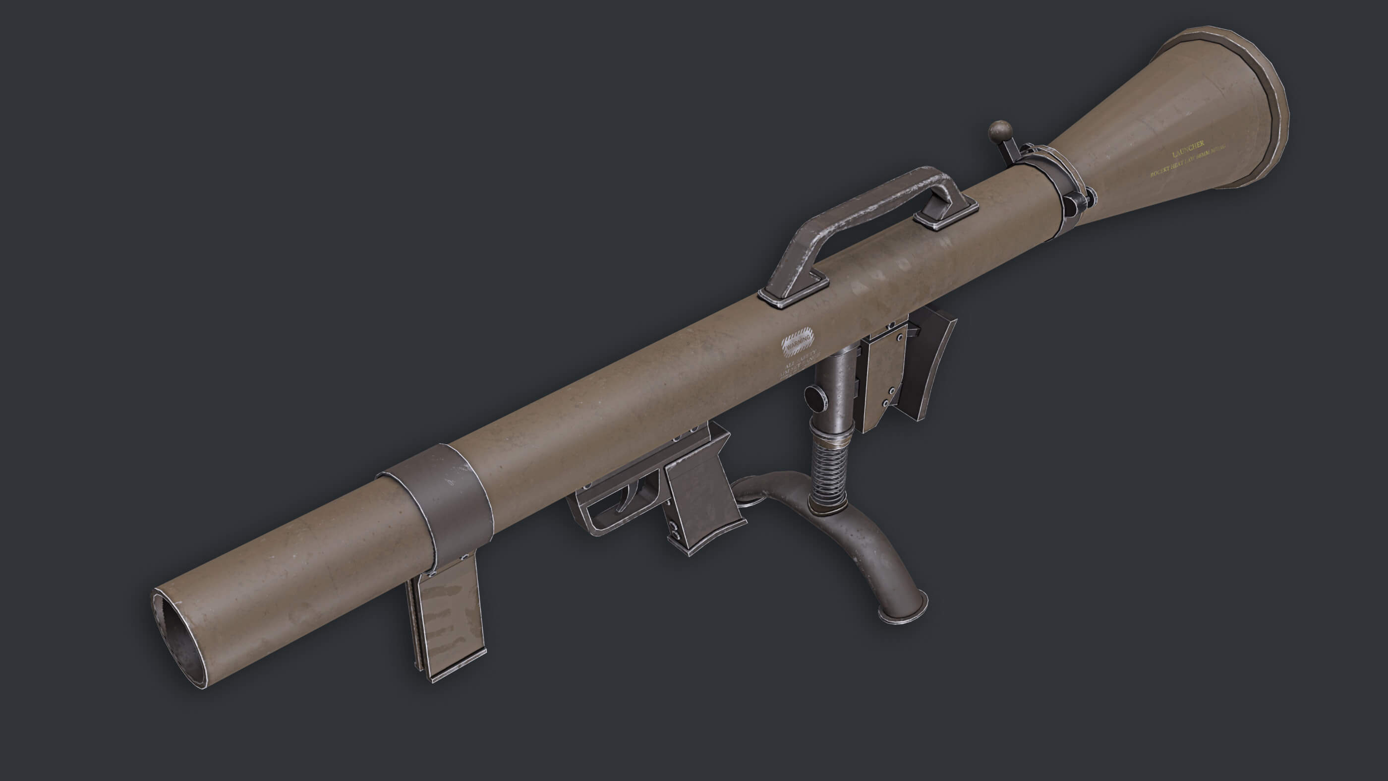 Rocket Launcher 5 - 3D Model by netleon