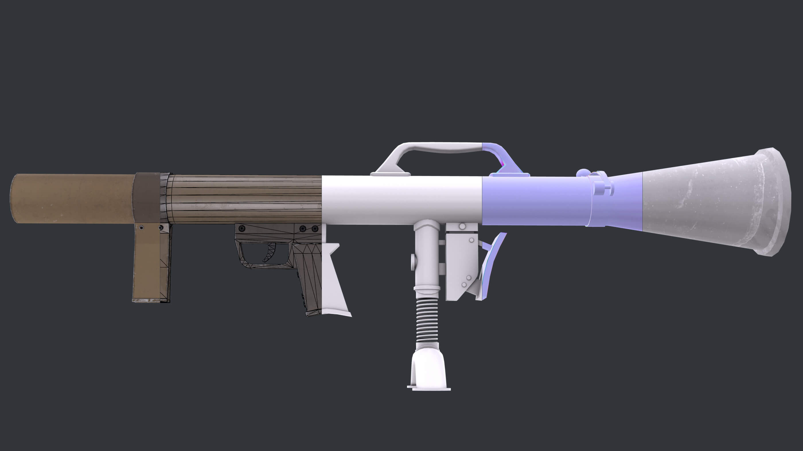 Rocket Launcher 5 - 3D Model by netleon