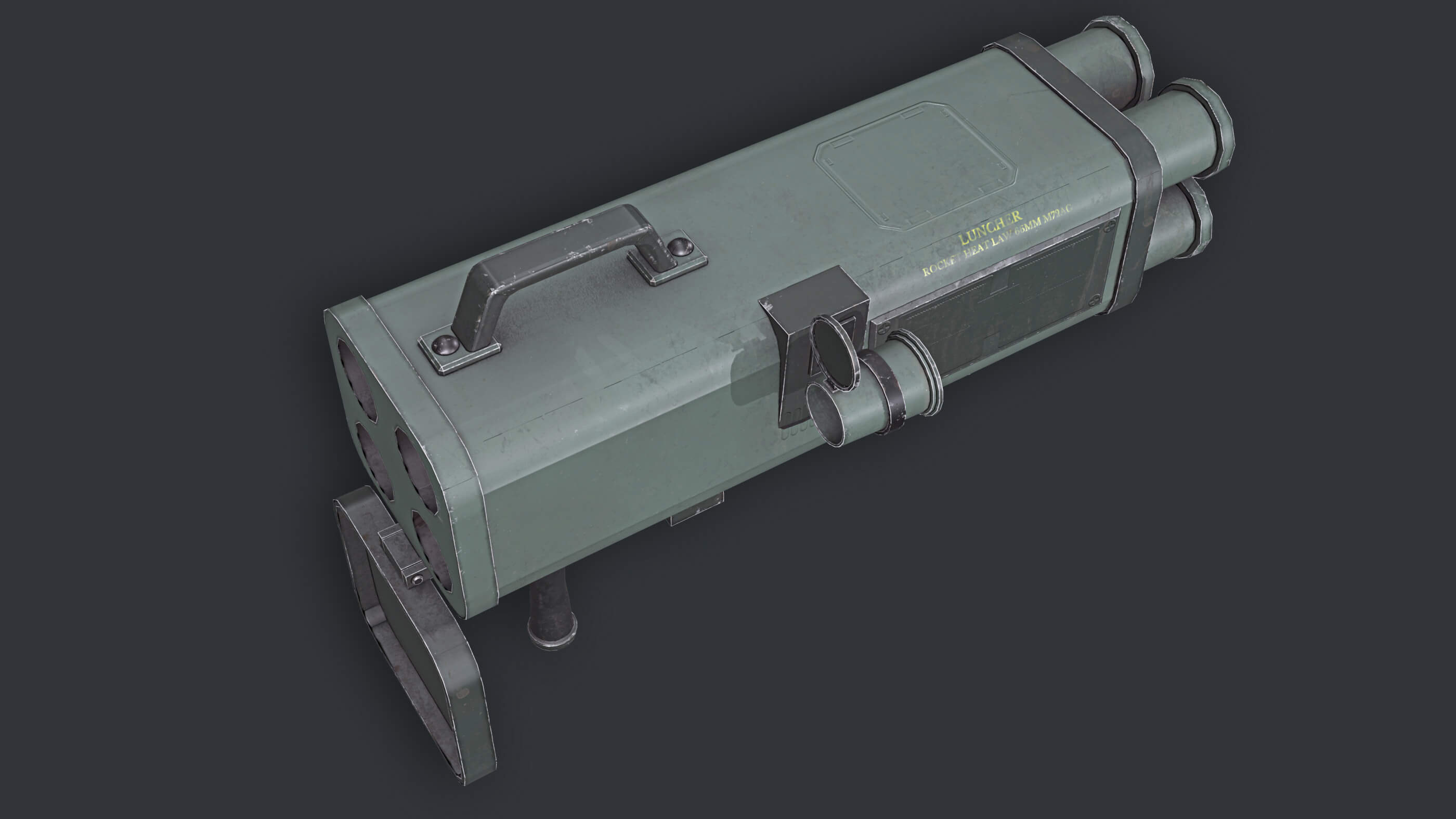 Rocket Launcher 6 - 3D Model by netleon