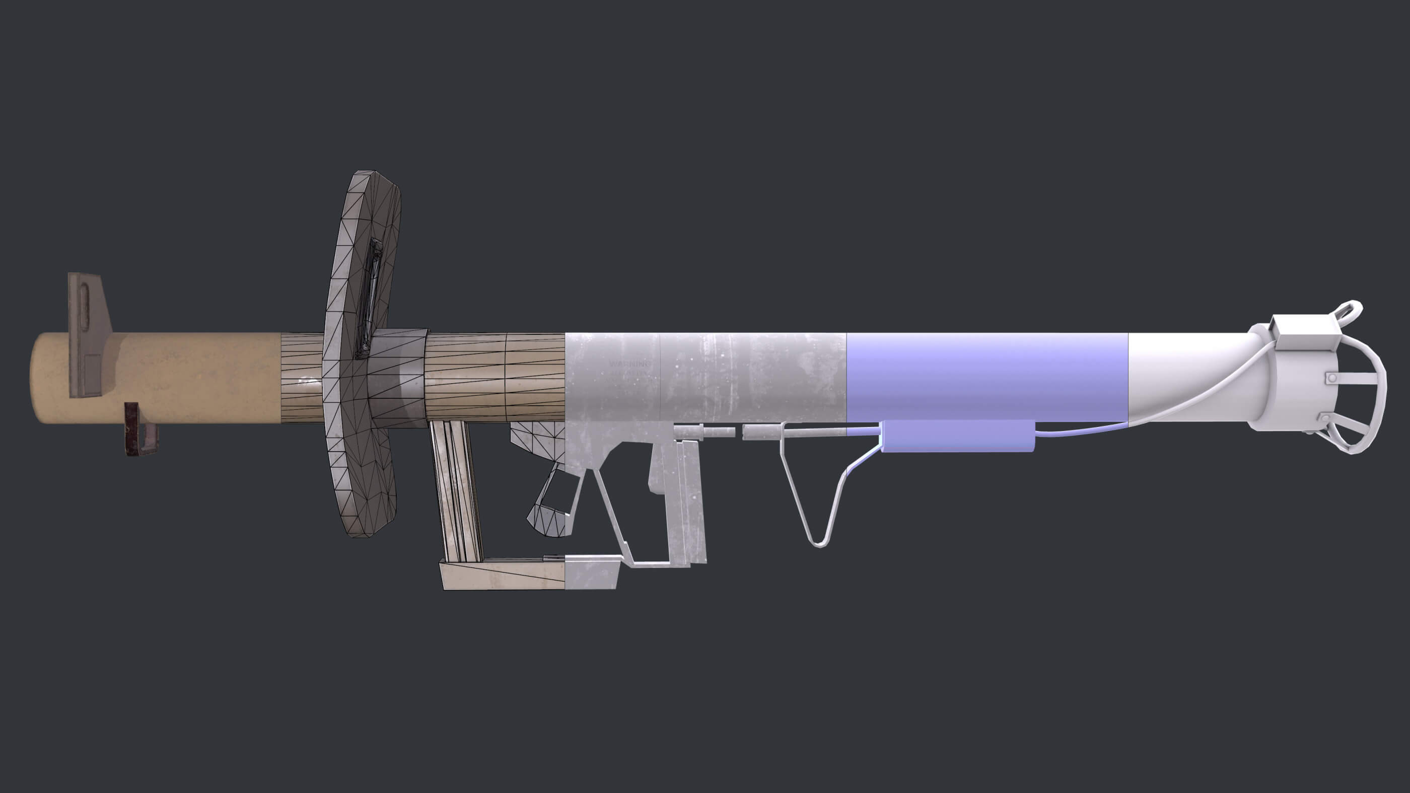 Rocket Launcher 7 - 3D Model by netleon