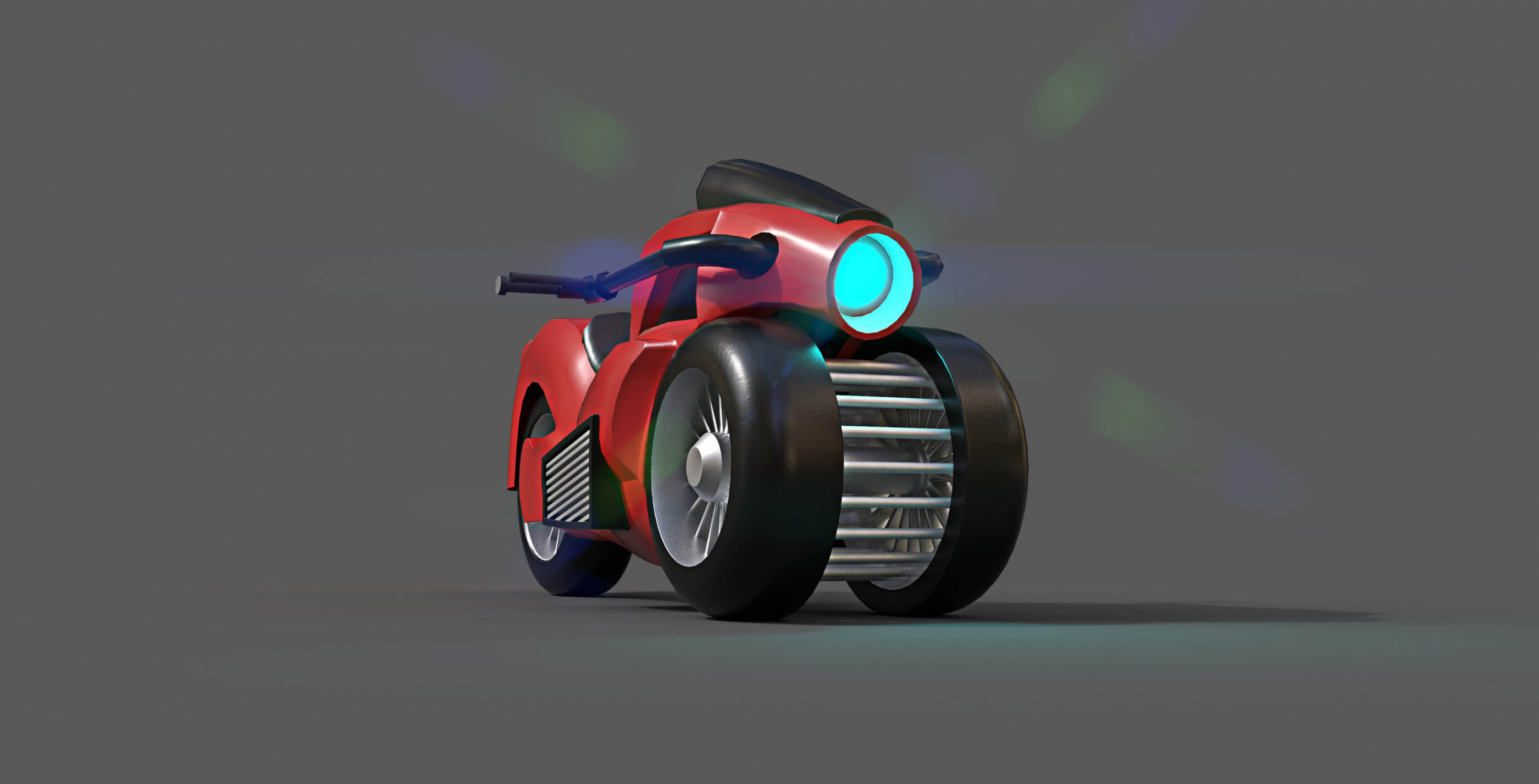 Sci-Fi Bike 3 3D Model by netleon