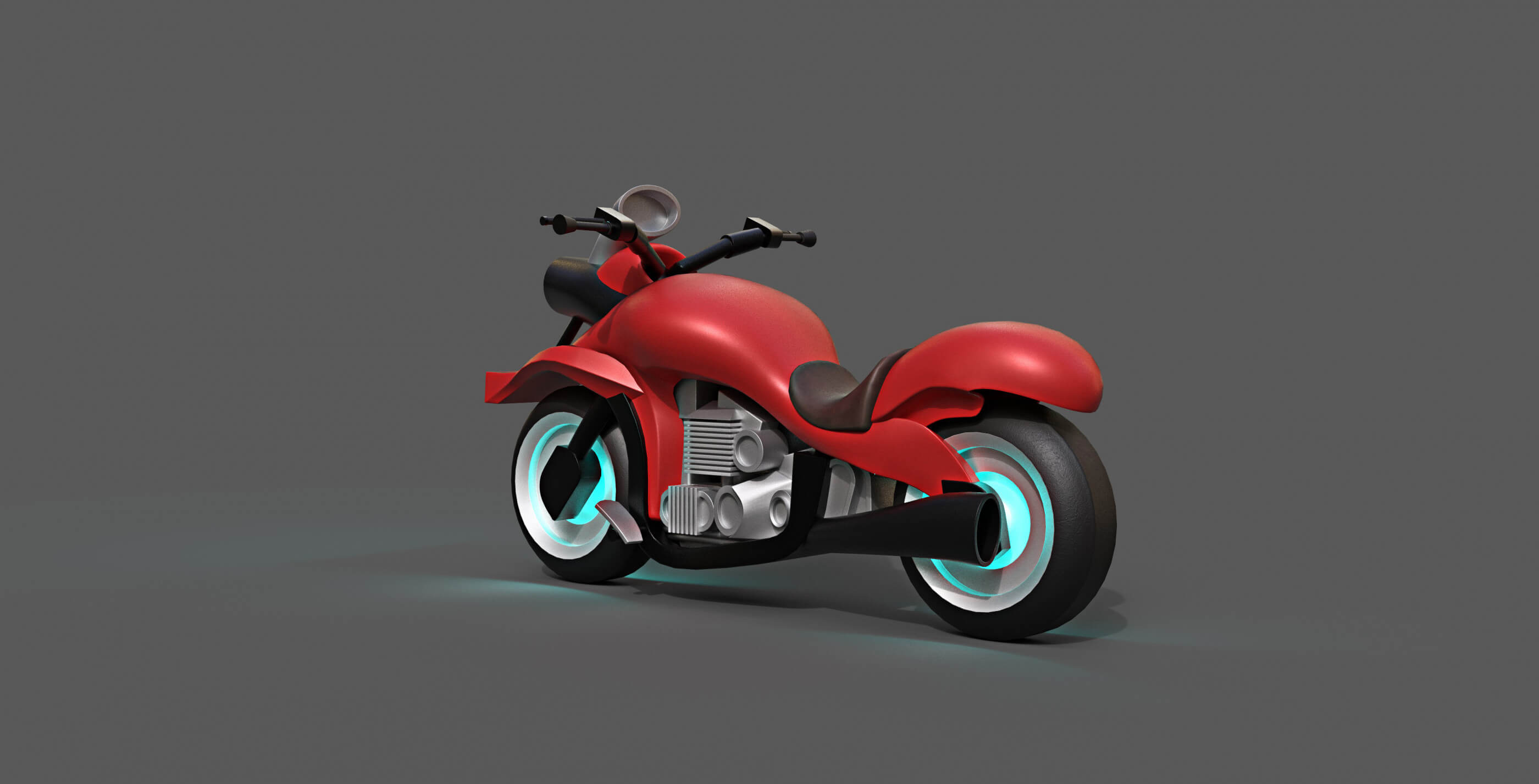 Sci-Fi Bike 7 3D Model by netleon