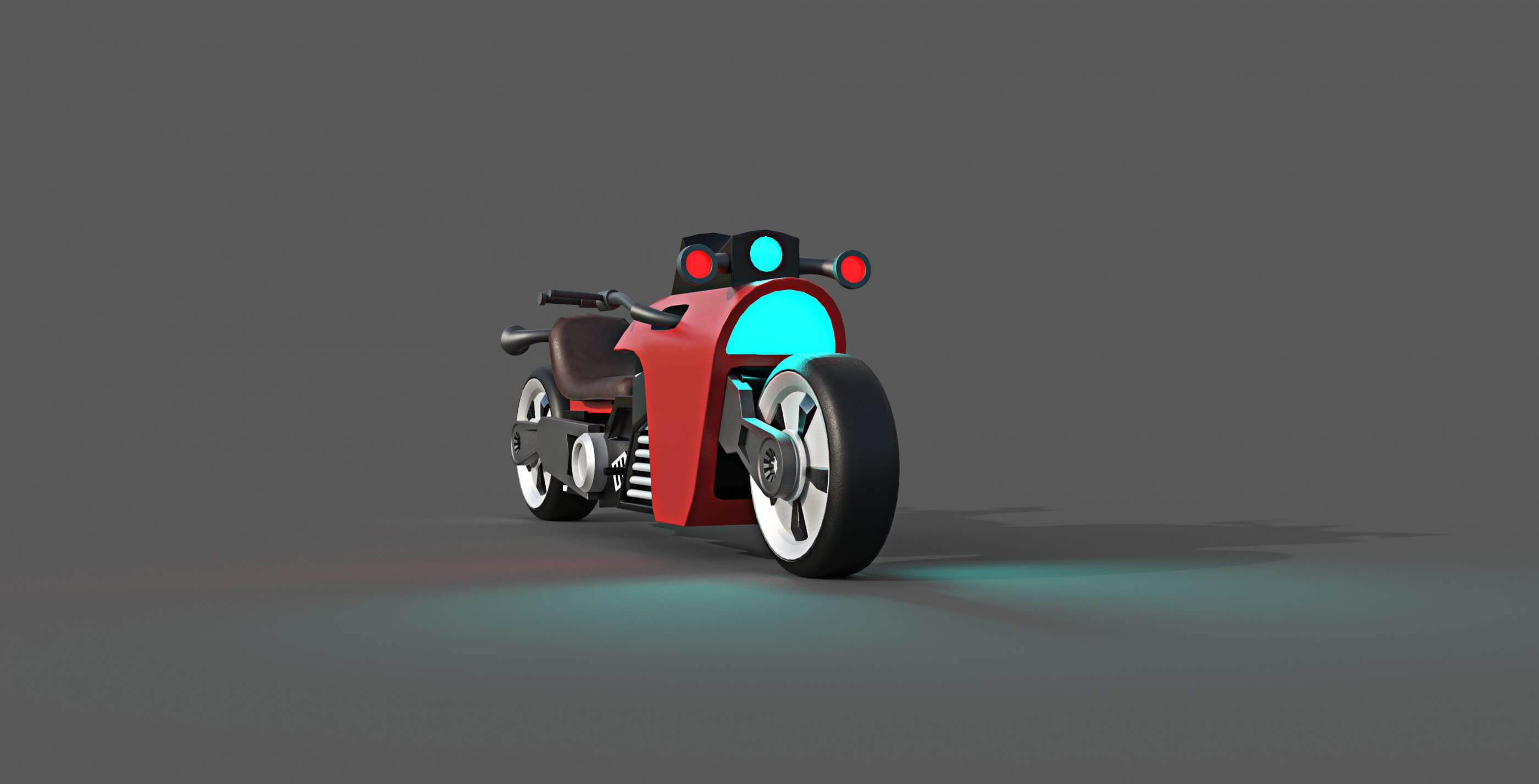 Sci-Fi Bike 9 3D Model by netleon