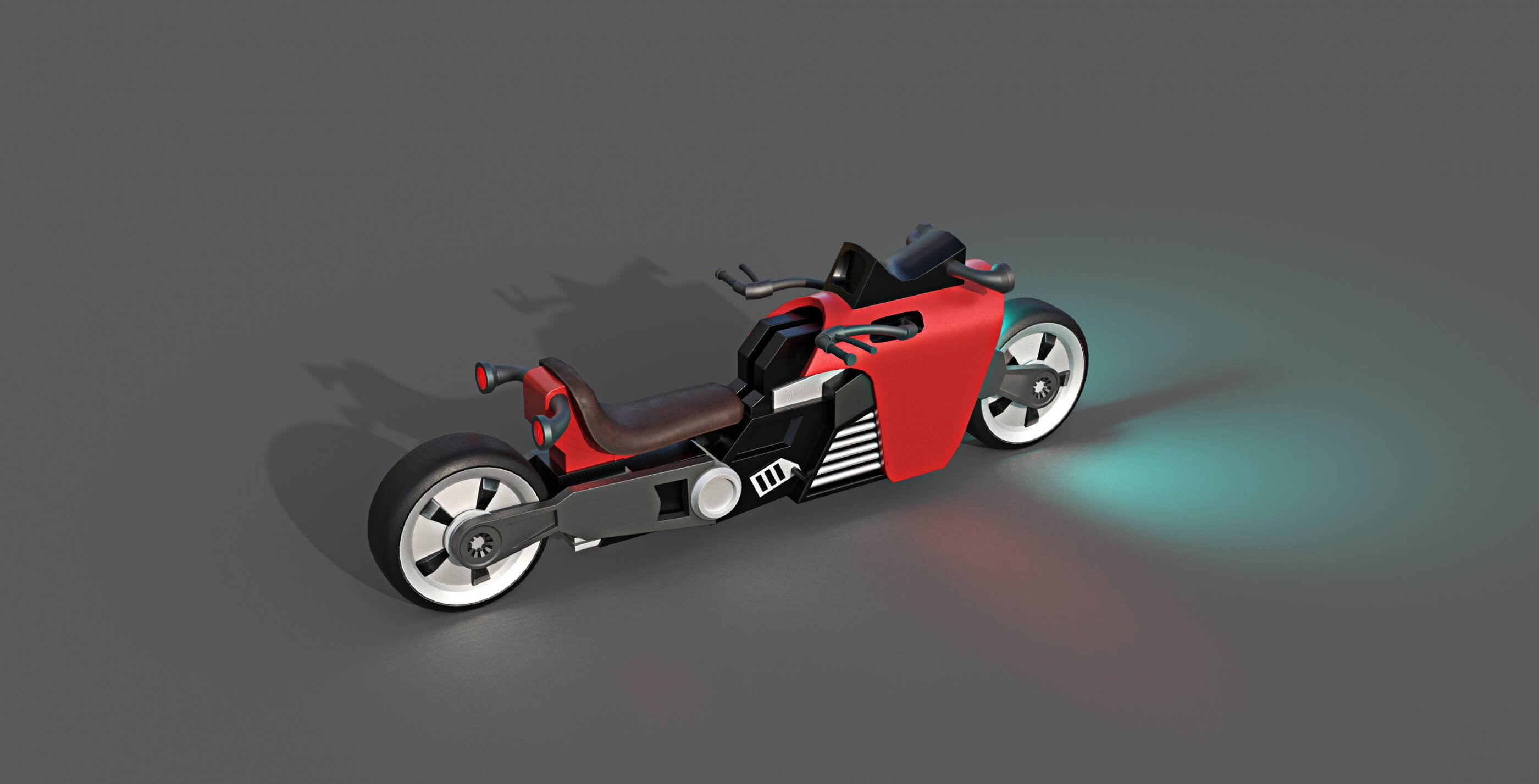Sci-Fi Bike 9 3D Model by netleon