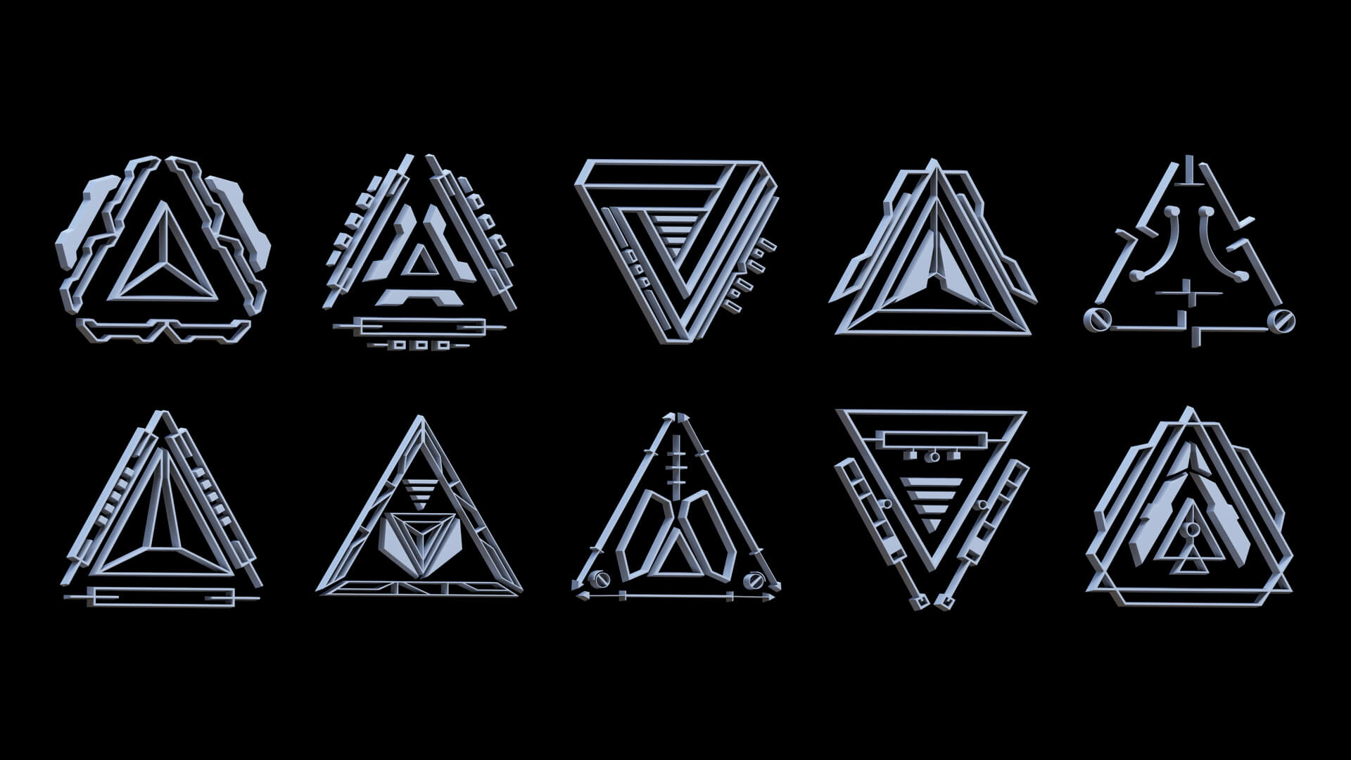 Sci-Fi Hologram Base Mesh Vol 3 3D Model by netleon