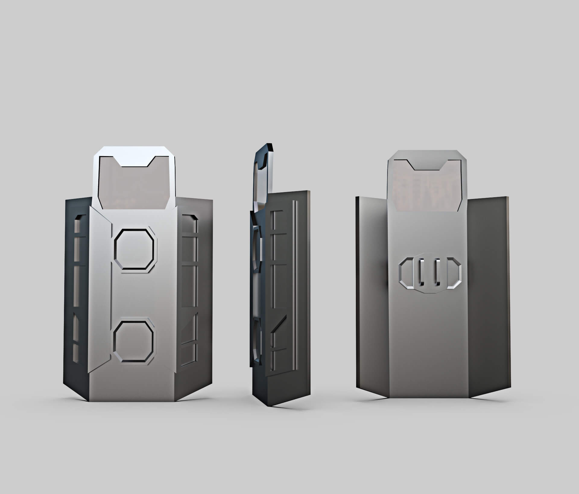 Sci-Fi Shield Base Mesh 3D Model by netleon