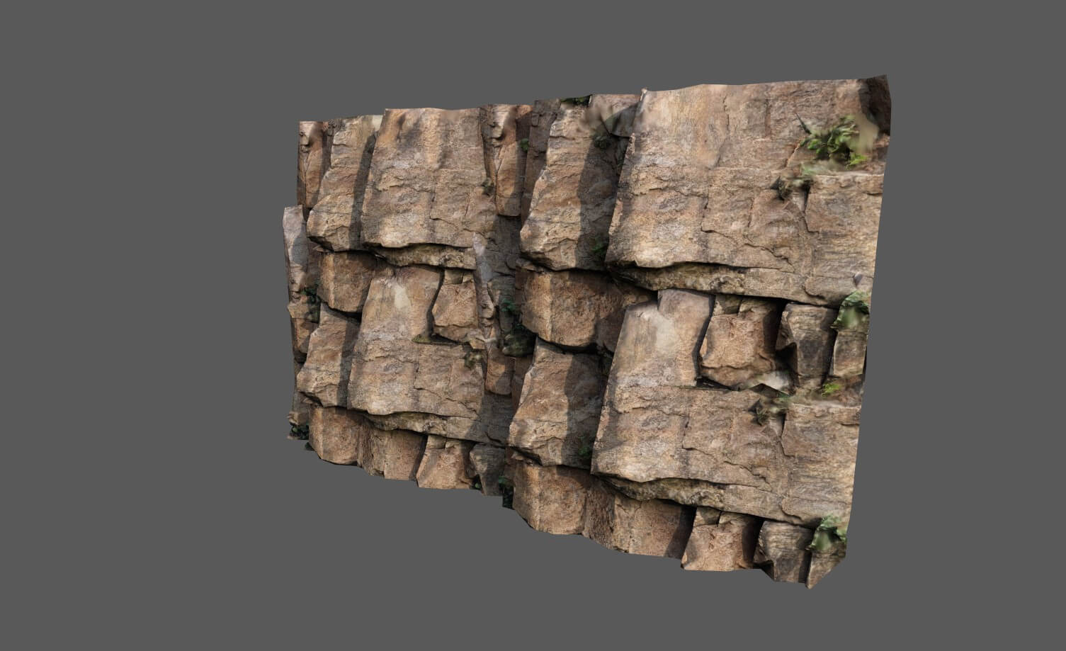 Stone Cliff - 3D Model by netleon
