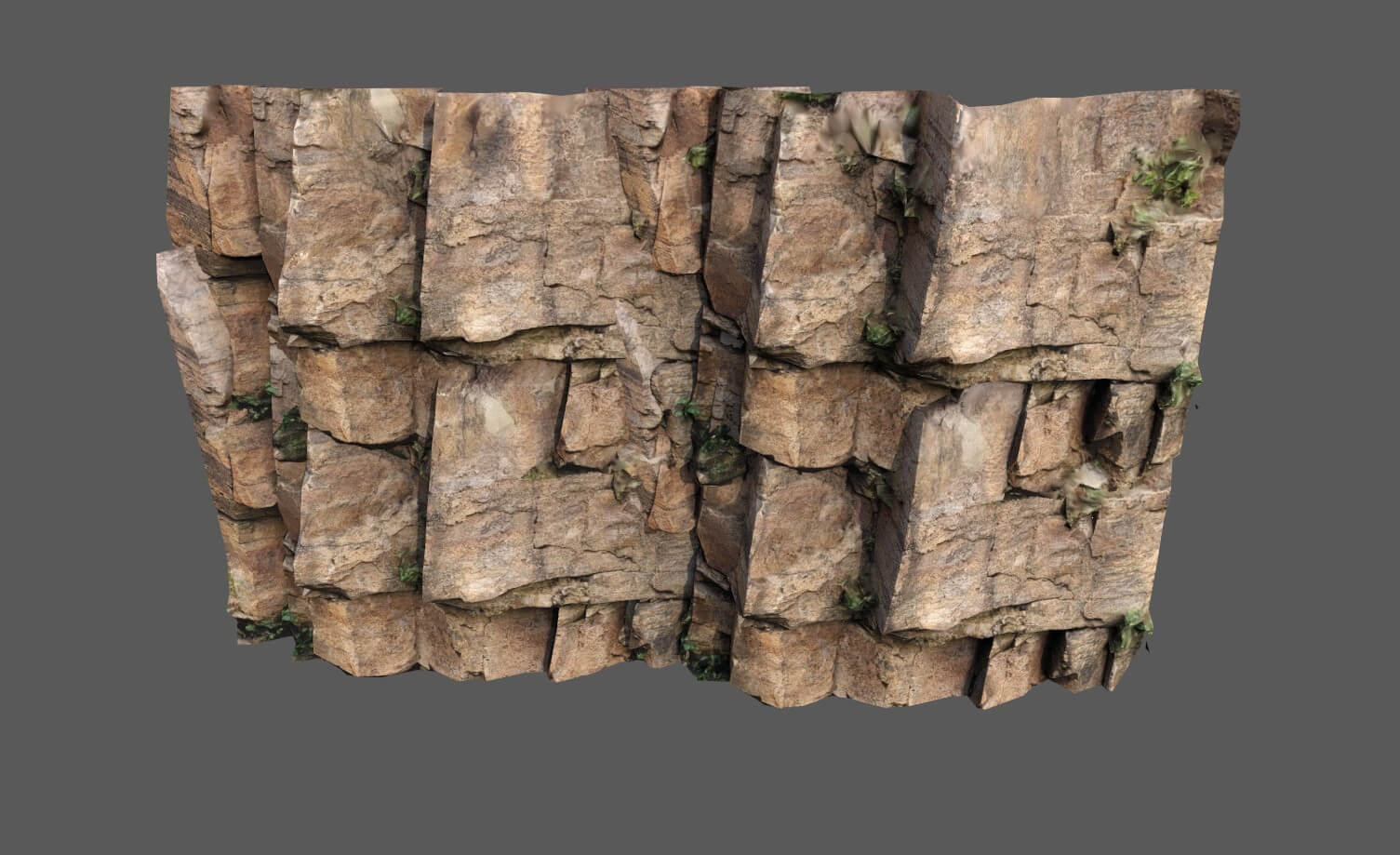 Stone Cliff - 3D Model by netleon