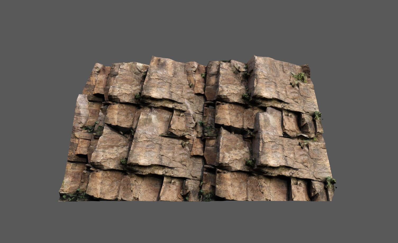Stone Cliff - 3D Model by netleon
