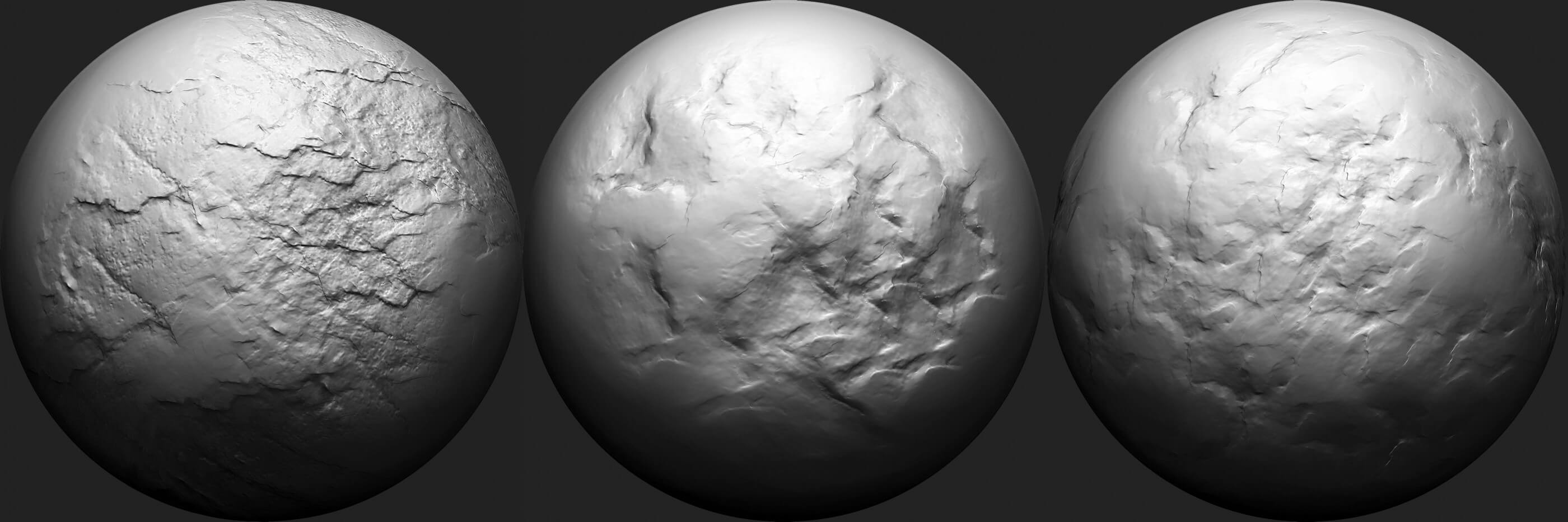 Stone Detail Brushes - Zbrush Brush or Tool by netleon