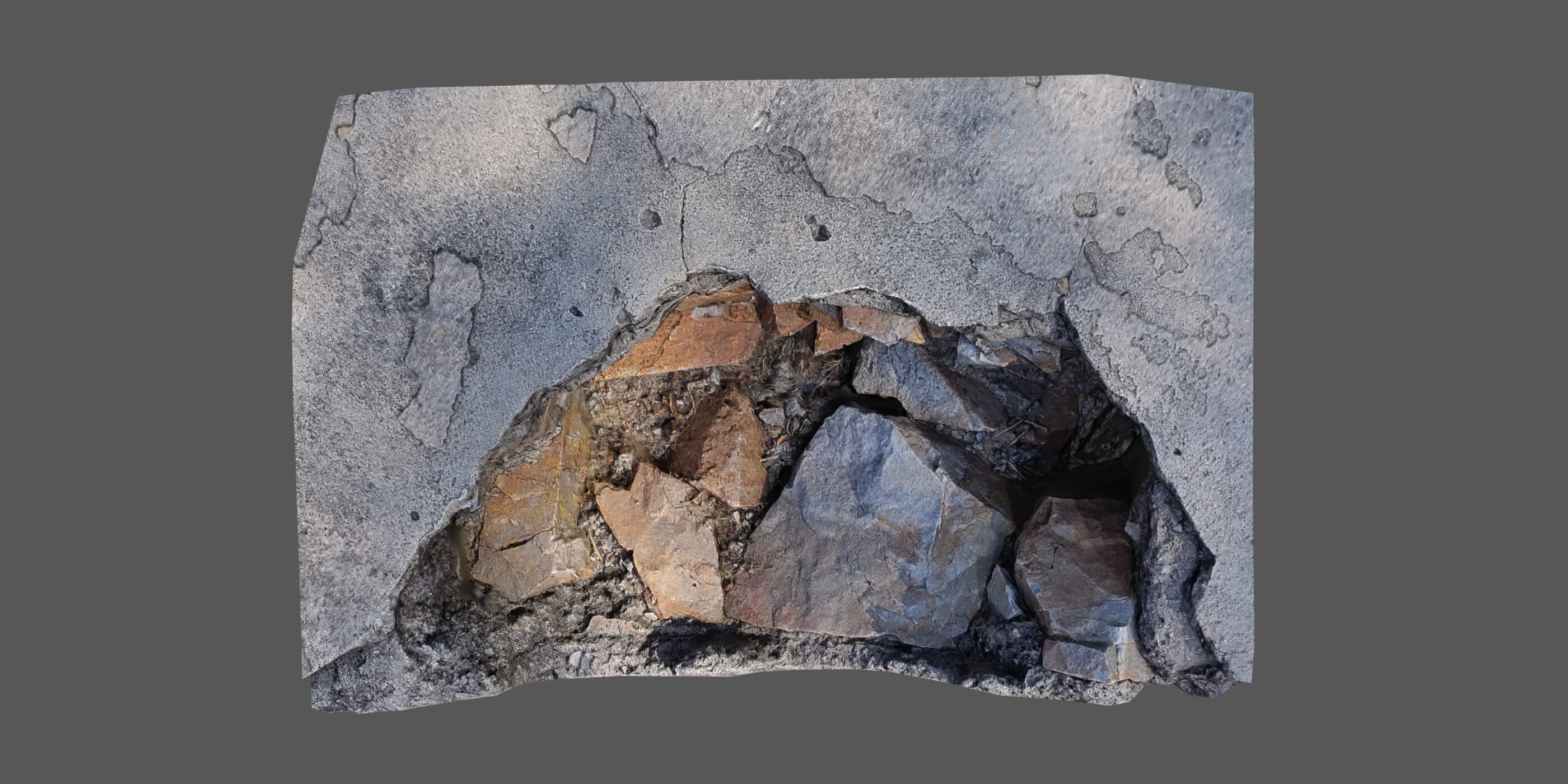 Stone Wall 2 - 3D Model by netleon