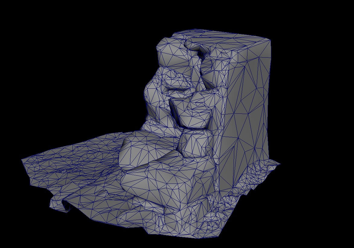 Stone Wall - 3D Model by netleon