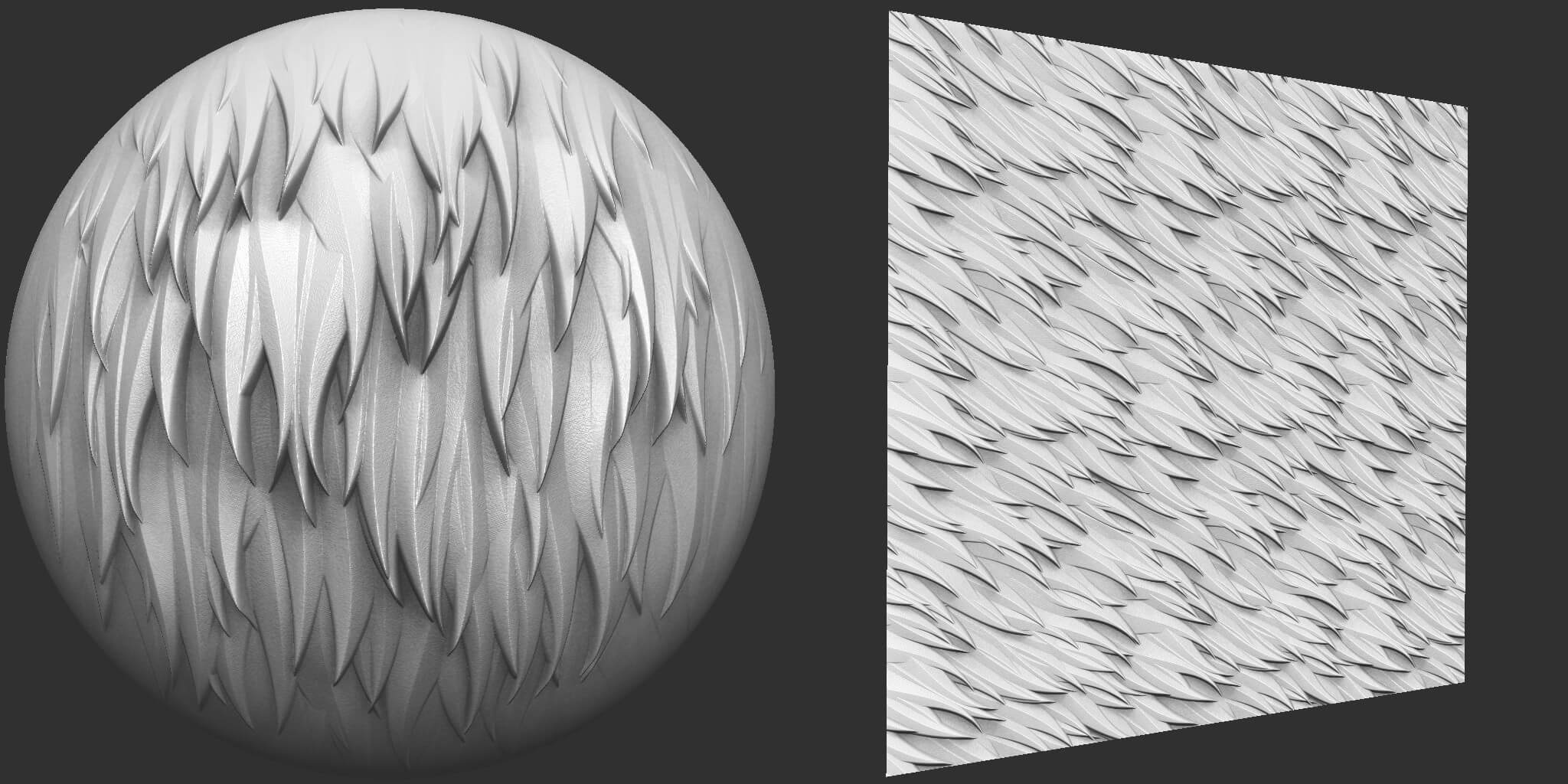 Stylized Fur VDM Brushes + Surface Noise - Brush or Tool by netleon