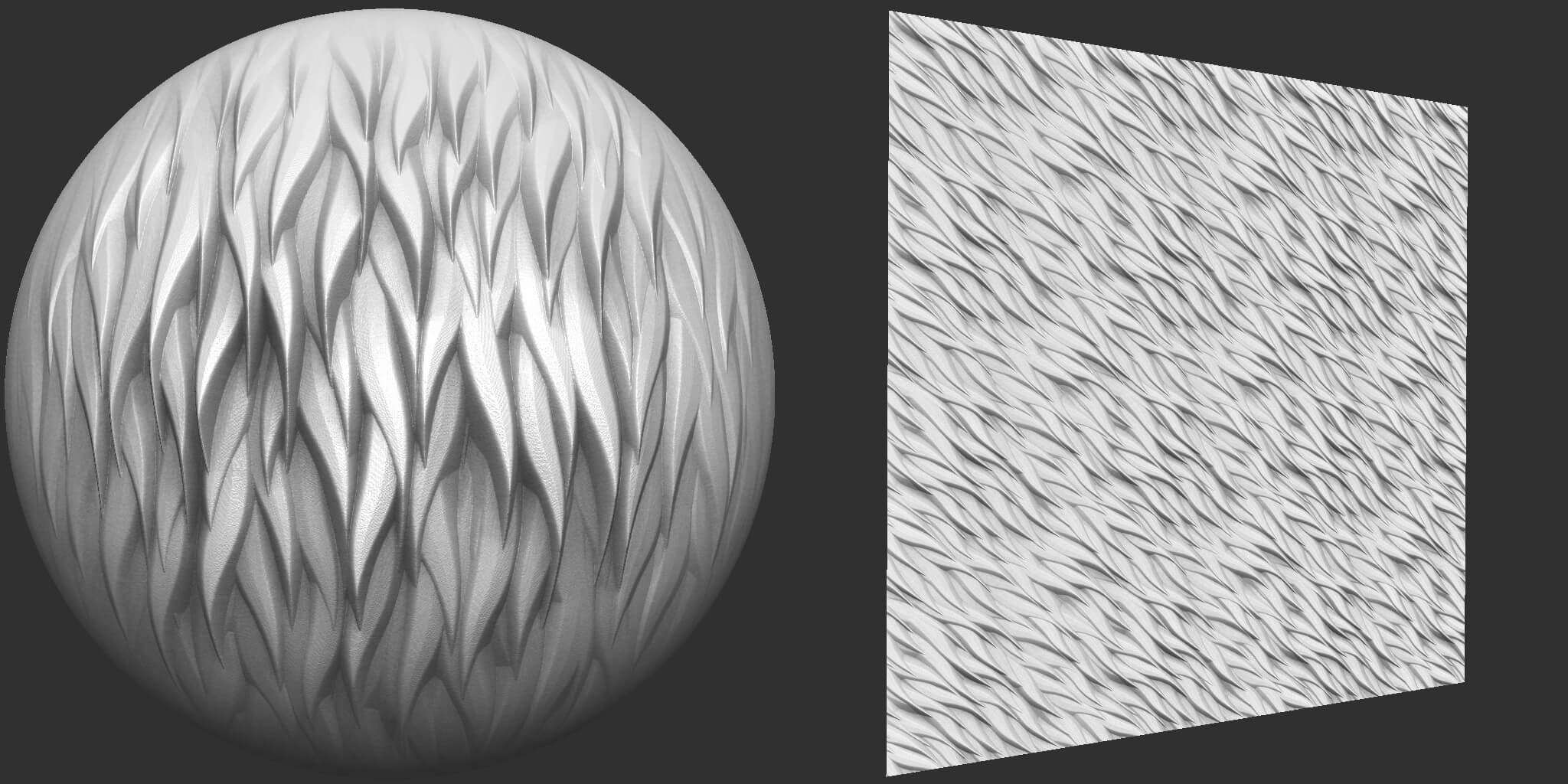 Stylized Fur VDM Brushes + Surface Noise - Brush or Tool by netleon