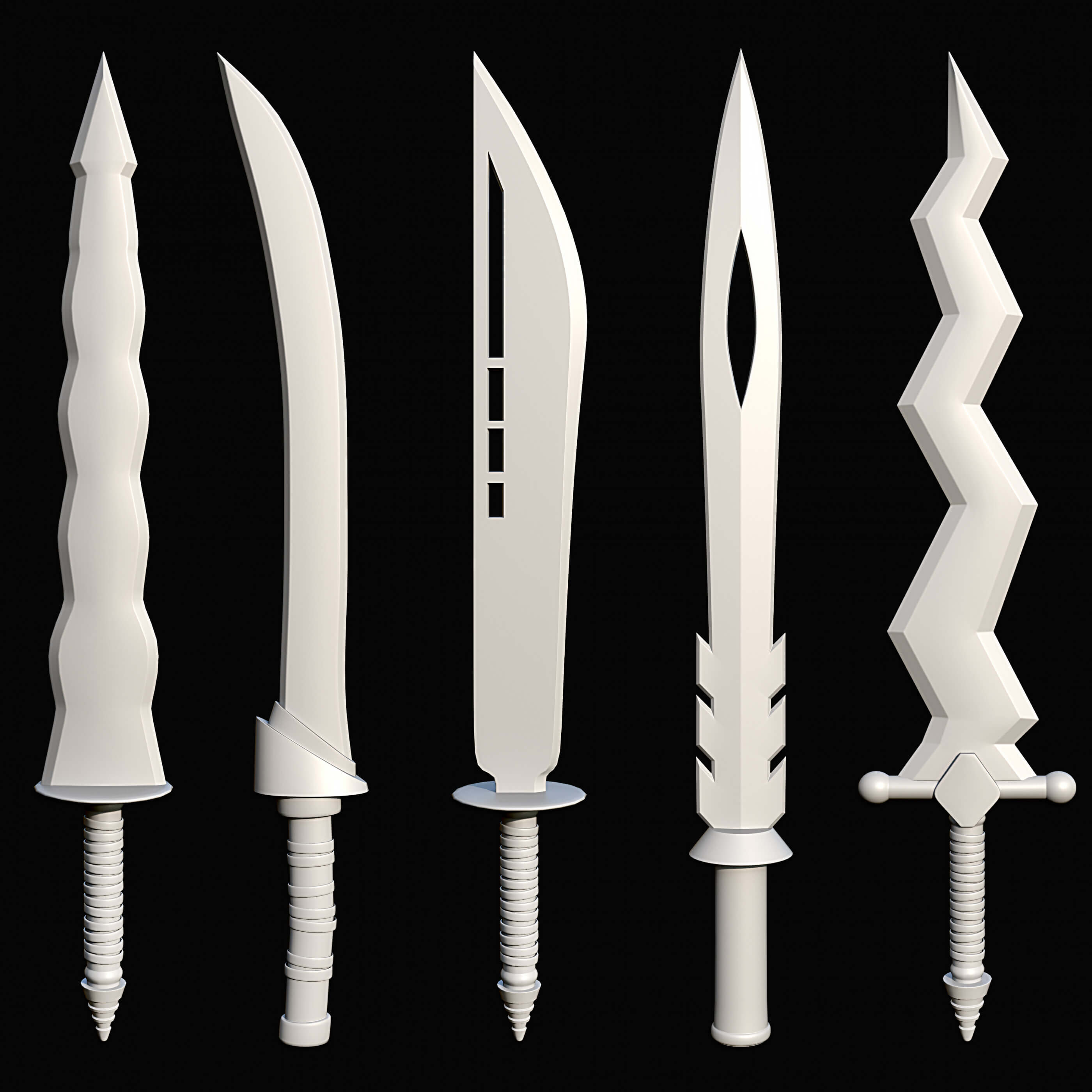 Sword Base Mesh Vol 3 - 3D Model by netleon