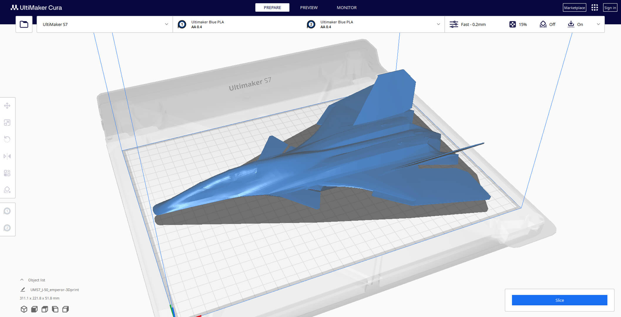Avic J-50 White Emperor 3D Model by NETRUNNER_pl