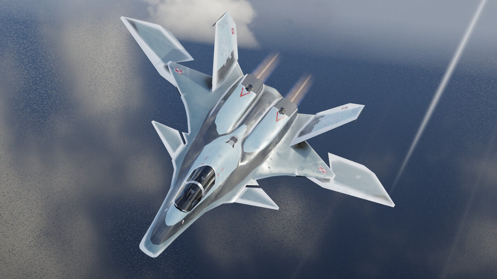 Avic J-50 White Emperor 3D Model by NETRUNNER_pl