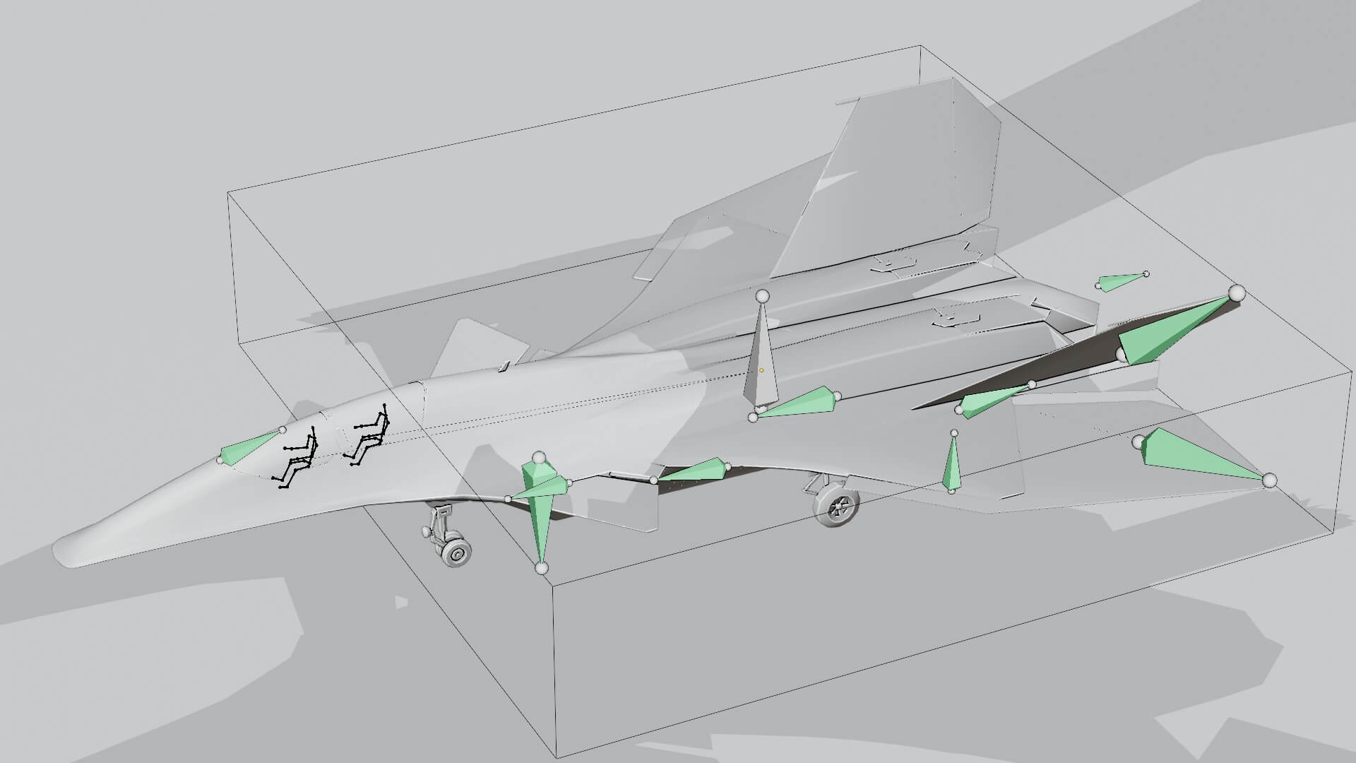 Avic J-50 White Emperor 3D Model by NETRUNNER_pl