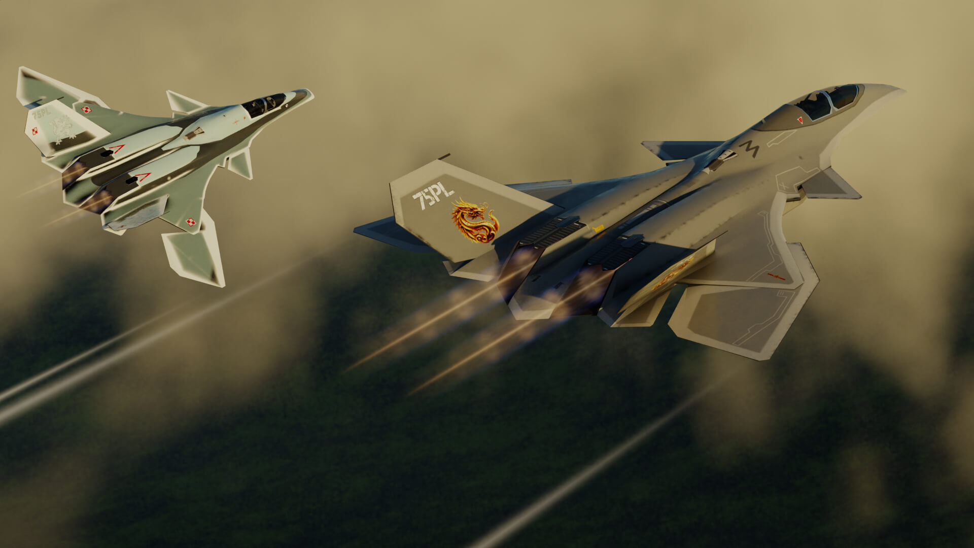 Avic J-50 White Emperor 3D Model by NETRUNNER_pl