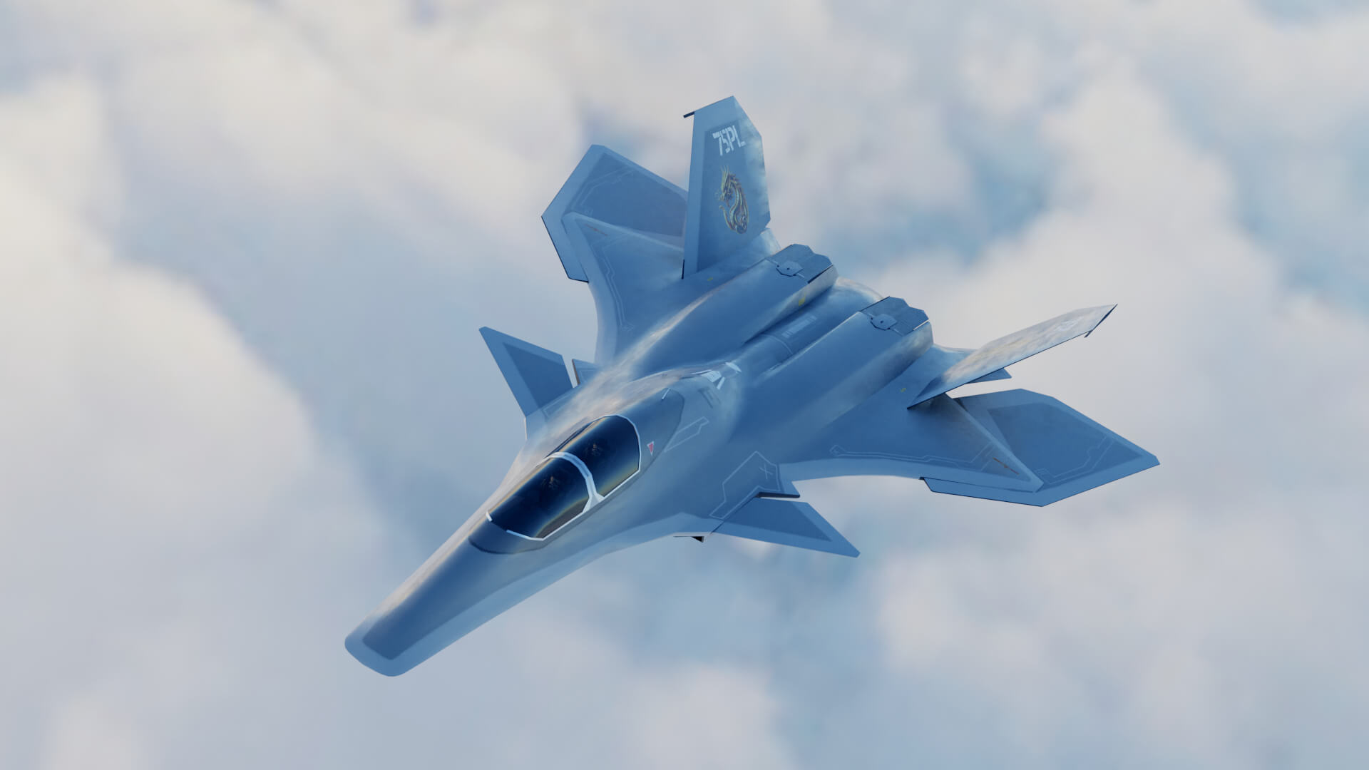 Avic J-50 White Emperor 3D Model by NETRUNNER_pl