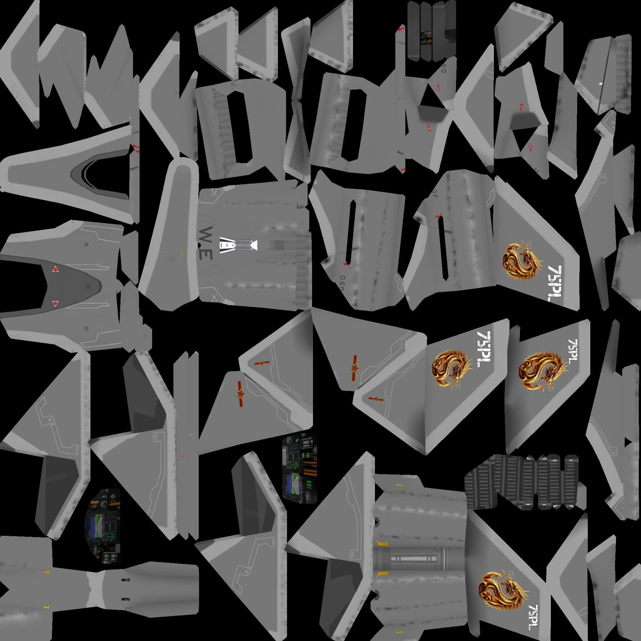 Avic J-50 White Emperor 3D Model by NETRUNNER_pl