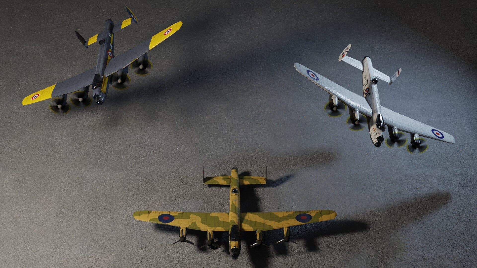 Avro Lancaster WW2 Bomber - 3D Model by NETRUNNER_pl