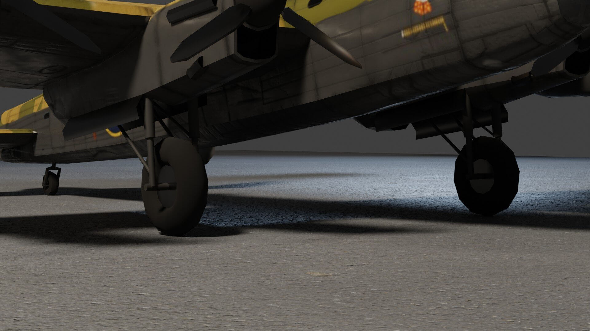 Avro Lancaster WW2 Bomber - 3D Model by NETRUNNER_pl