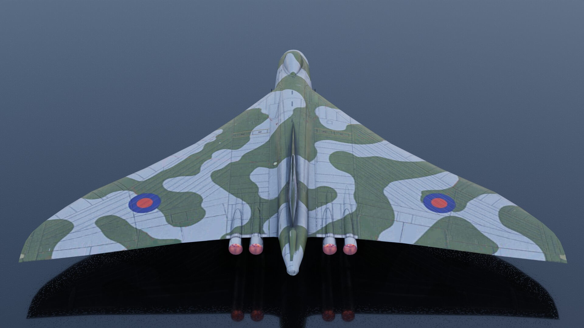 Avro Vulcan bomber - 3D Model by NETRUNNER_pl