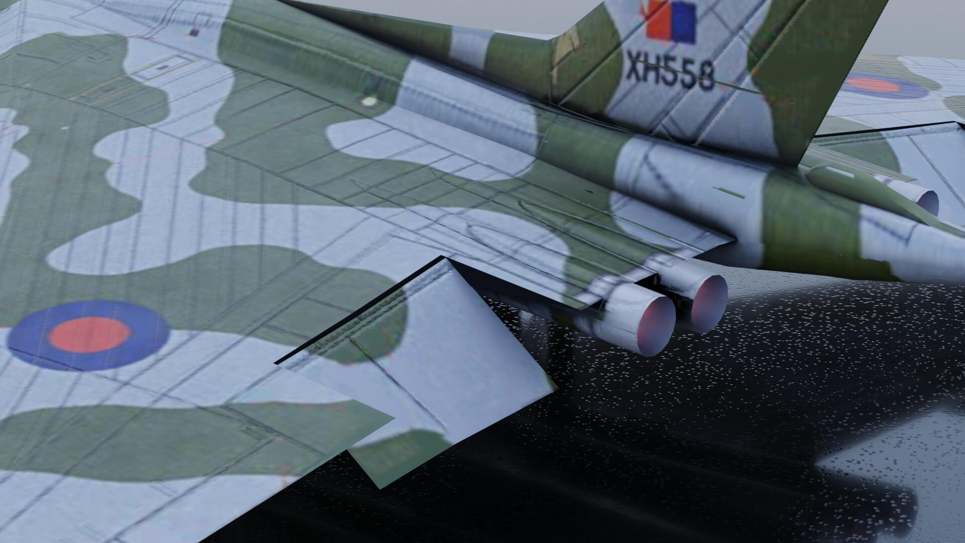 Avro Vulcan bomber - 3D Model by NETRUNNER_pl