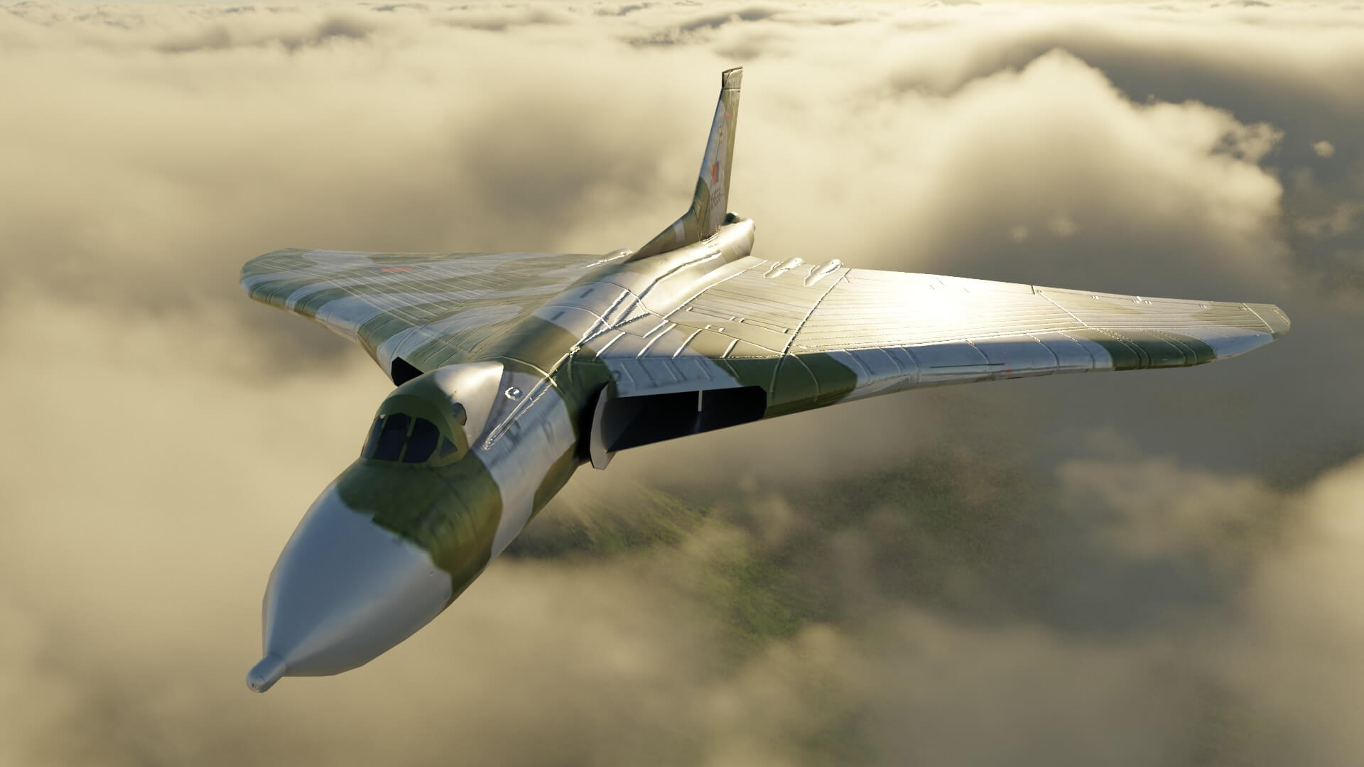 Avro Vulcan bomber - 3D Model by NETRUNNER_pl