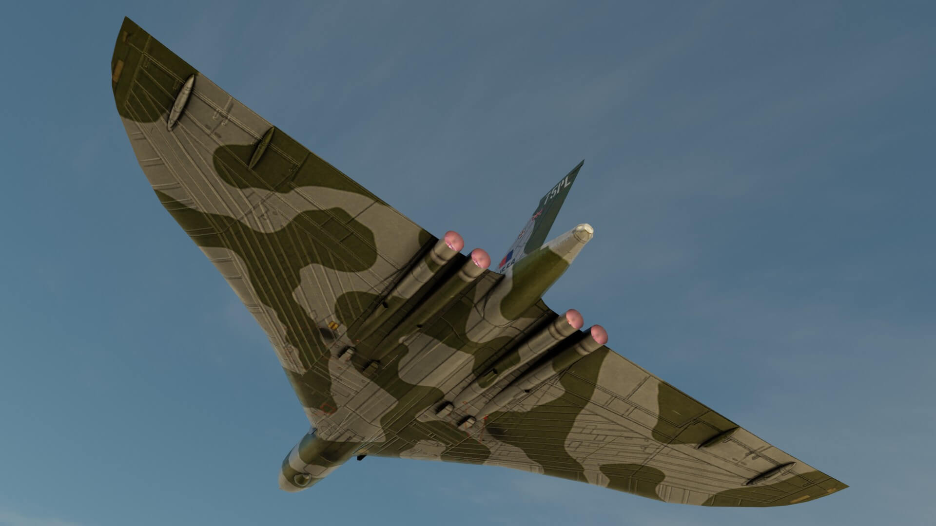 Avro Vulcan bomber - 3D Model by NETRUNNER_pl
