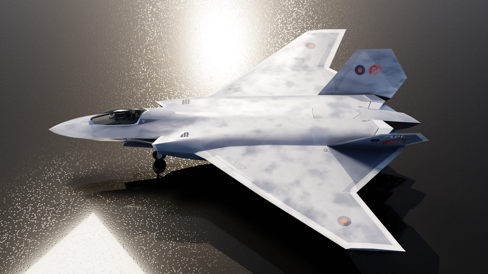 BAE Tempest Fighterjet - 3D Model by NETRUNNER_pl