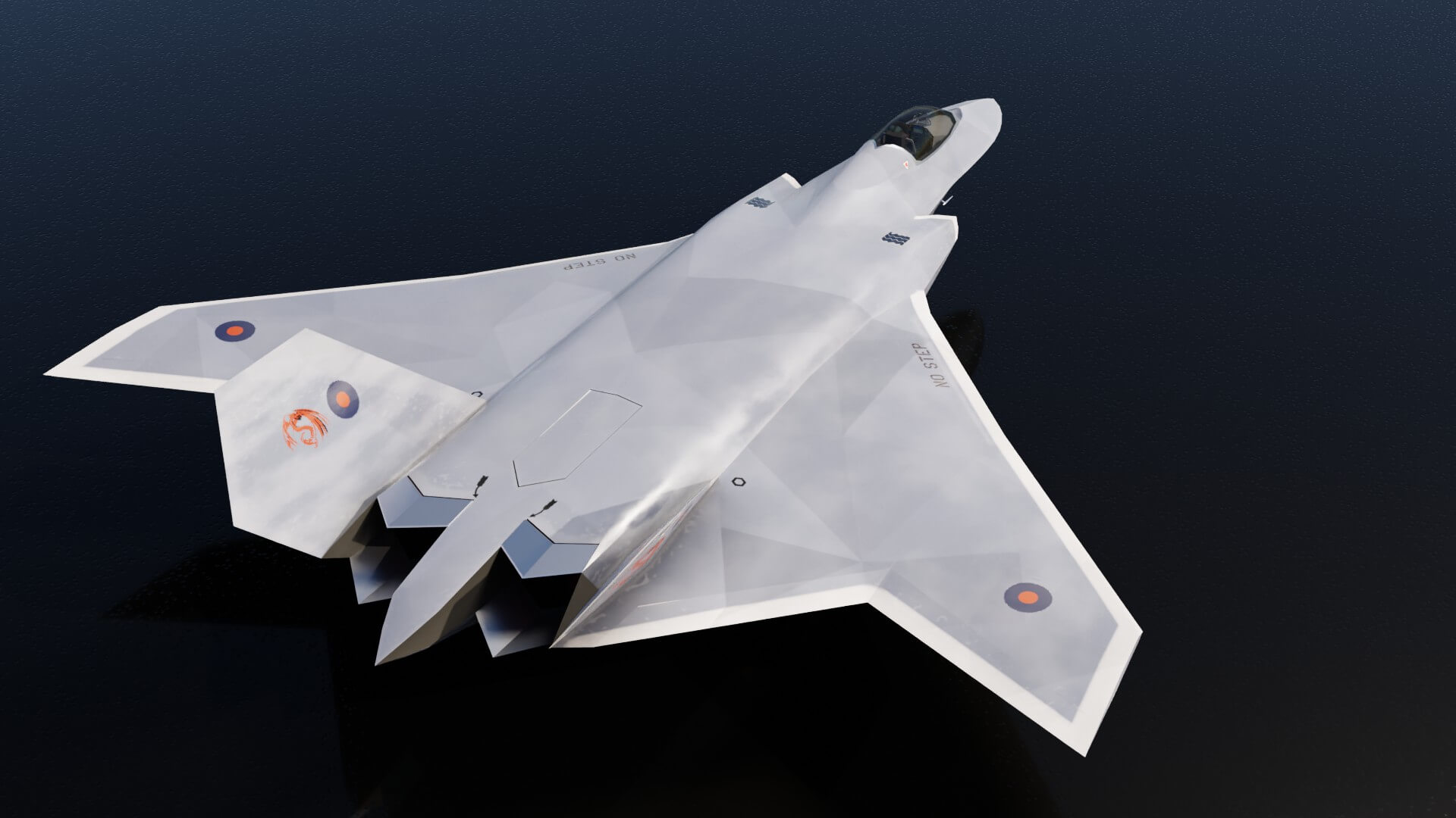 BAE Tempest Fighterjet - 3D Model by NETRUNNER_pl