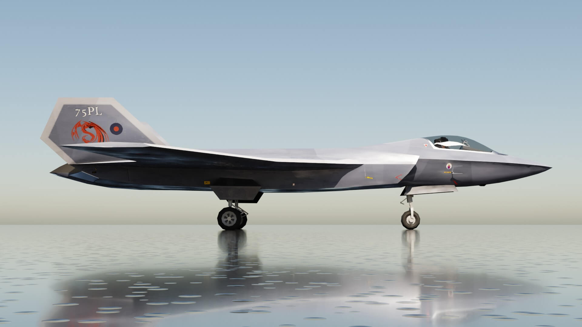 BAE Tempest Fighterjet - 3D Model by NETRUNNER_pl