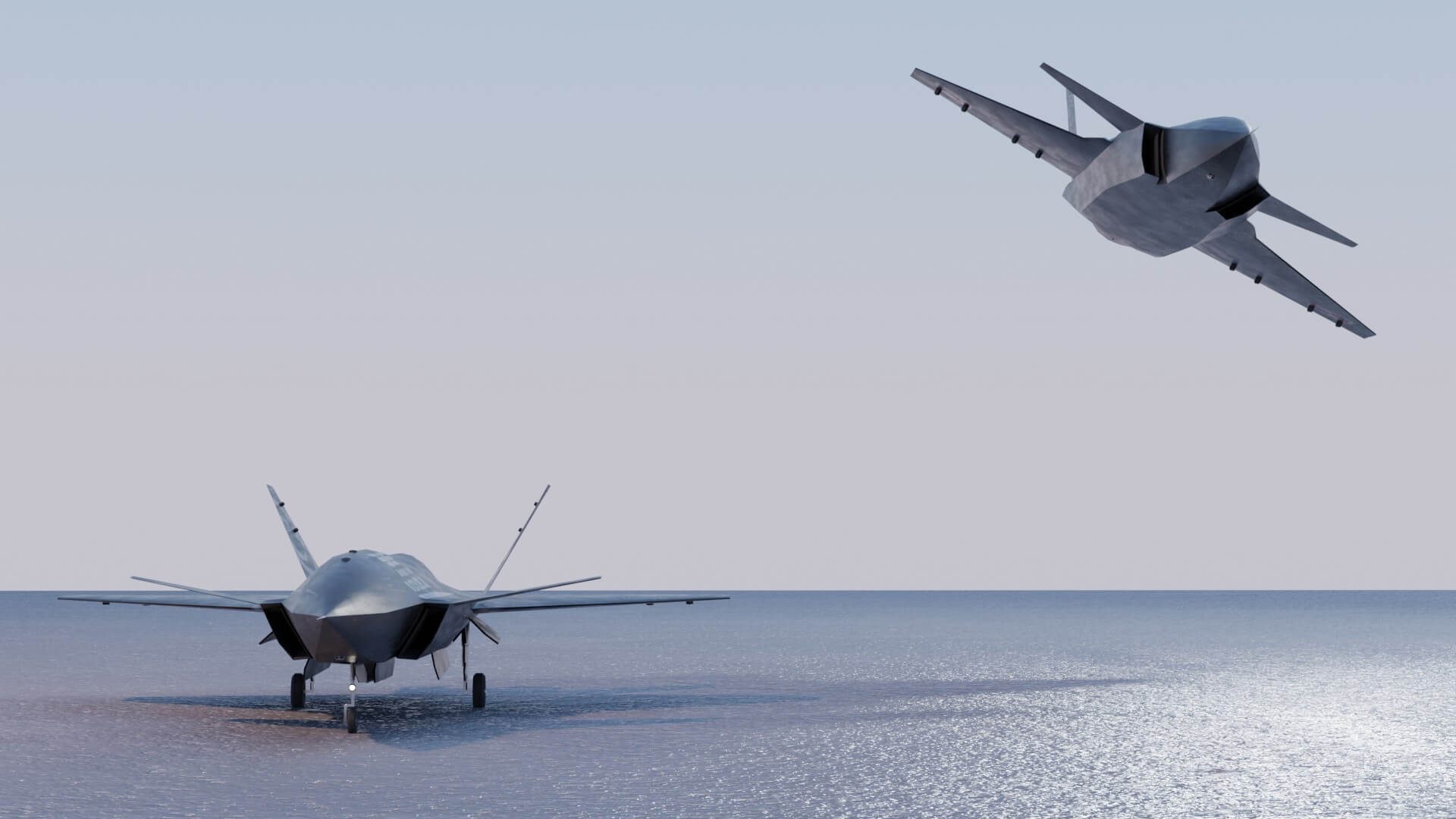 Bayraktar Kizilelma - 3D Model by NETRUNNER_pl