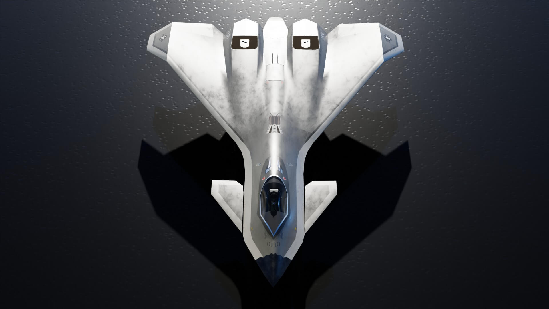 Boeing F-47 Thunderstorm NGAD 3D Model by NETRUNNER_pl