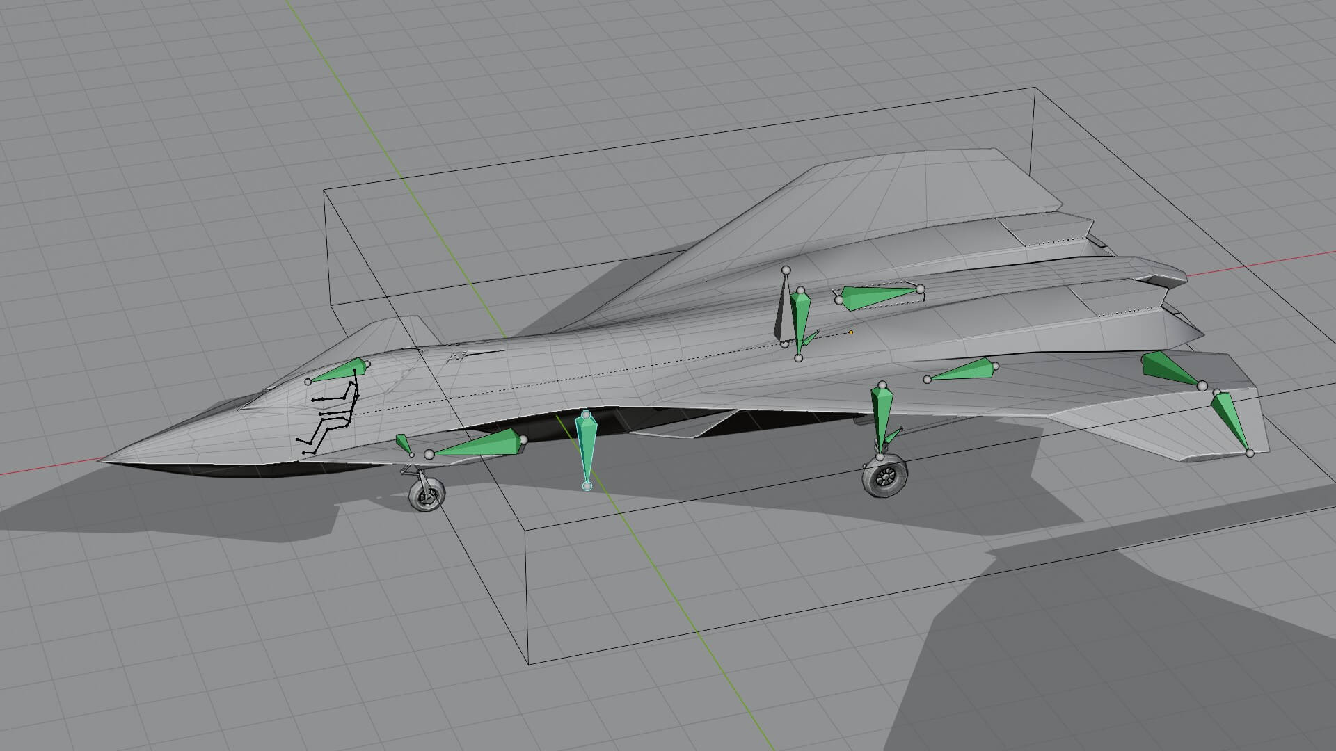 Boeing F-47 Thunderstorm NGAD 3D Model by NETRUNNER_pl