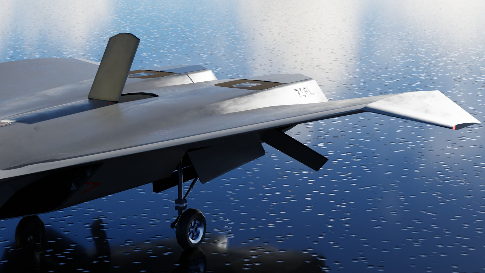 Boeing F-47 Thunderstorm NGAD 3D Model by NETRUNNER_pl