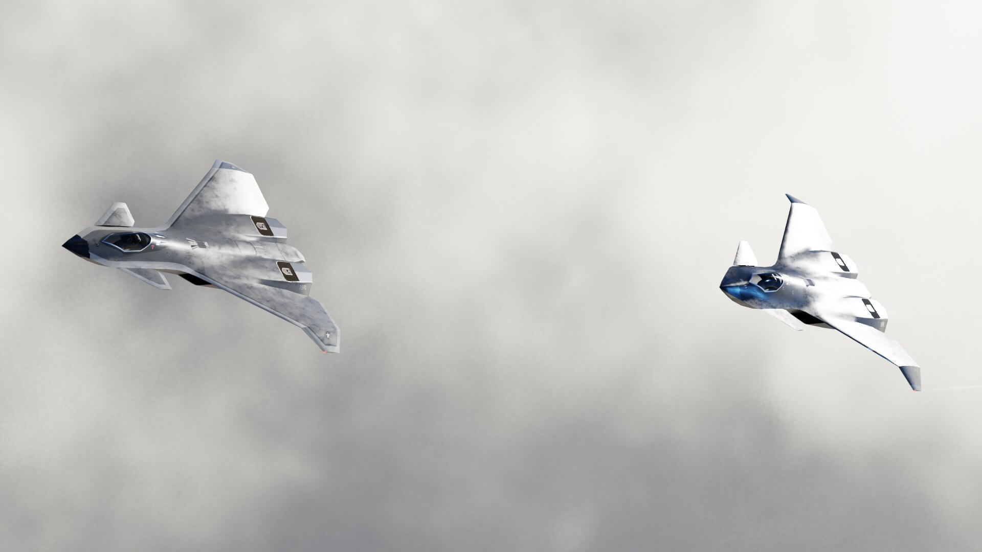 Boeing F-47 Thunderstorm NGAD 3D Model by NETRUNNER_pl