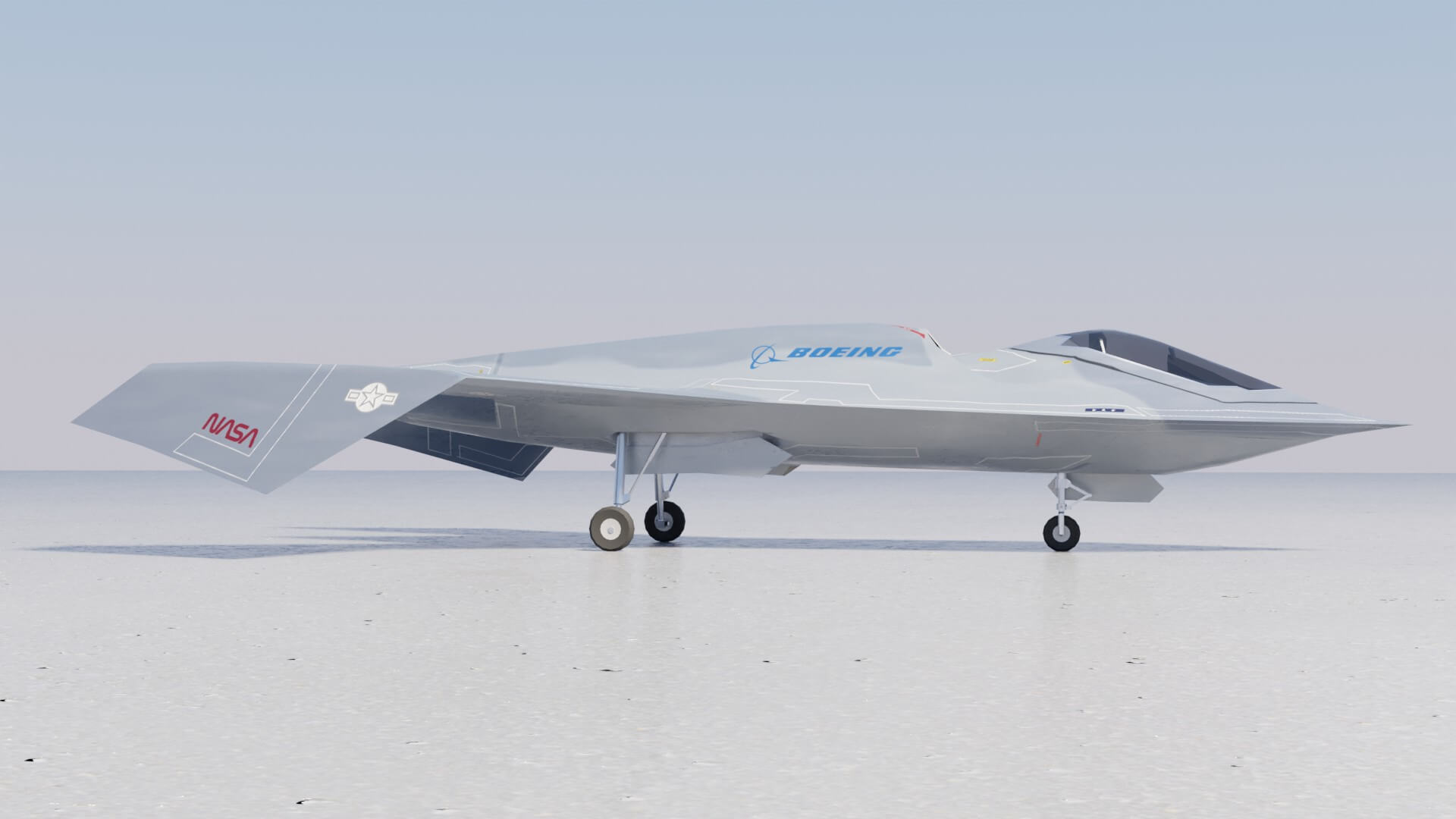 Boeing YF-118 Bird of Prey 3D Model by NETRUNNER_pl