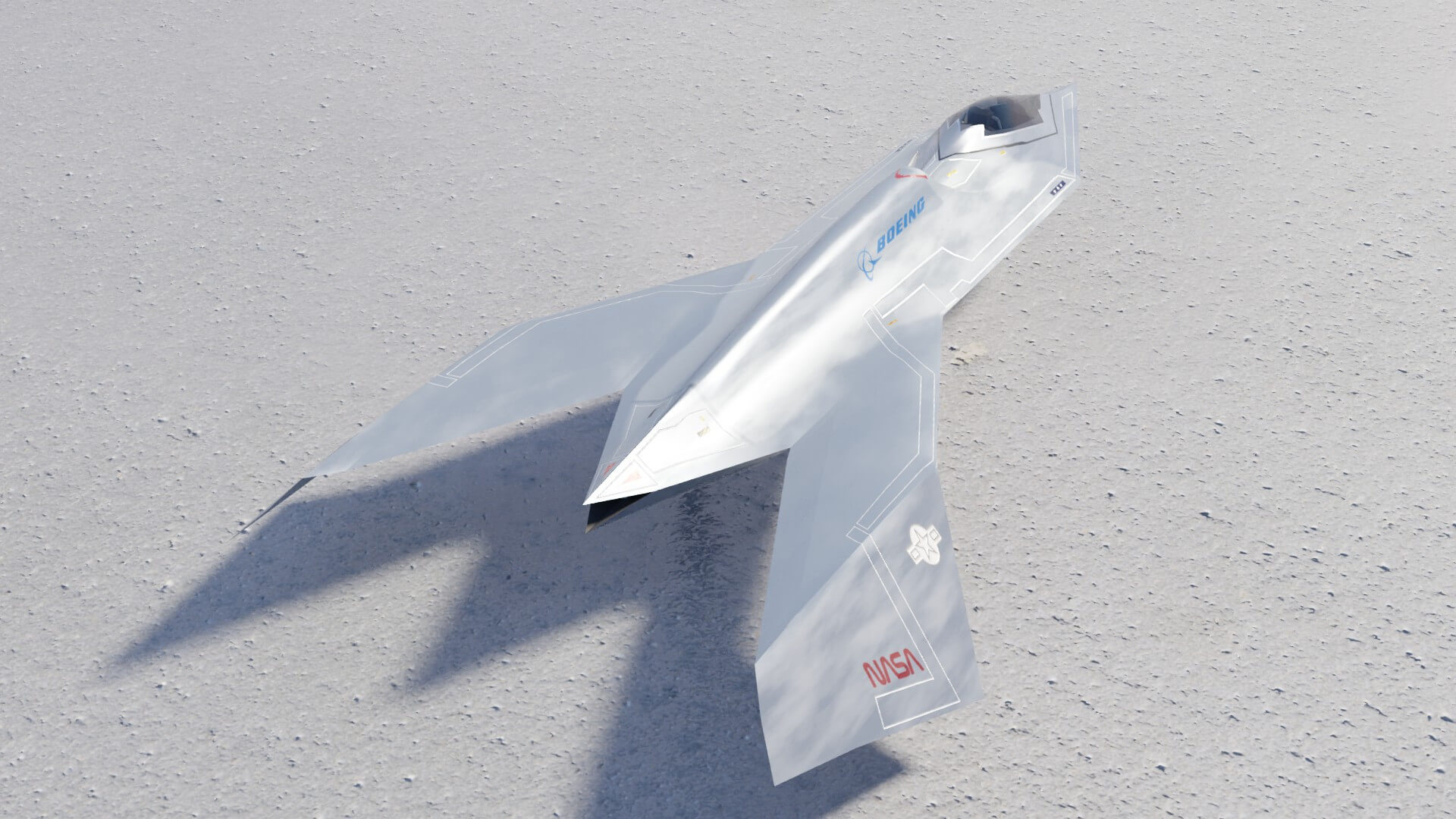 Boeing YF-118 Bird of Prey 3D Model by NETRUNNER_pl